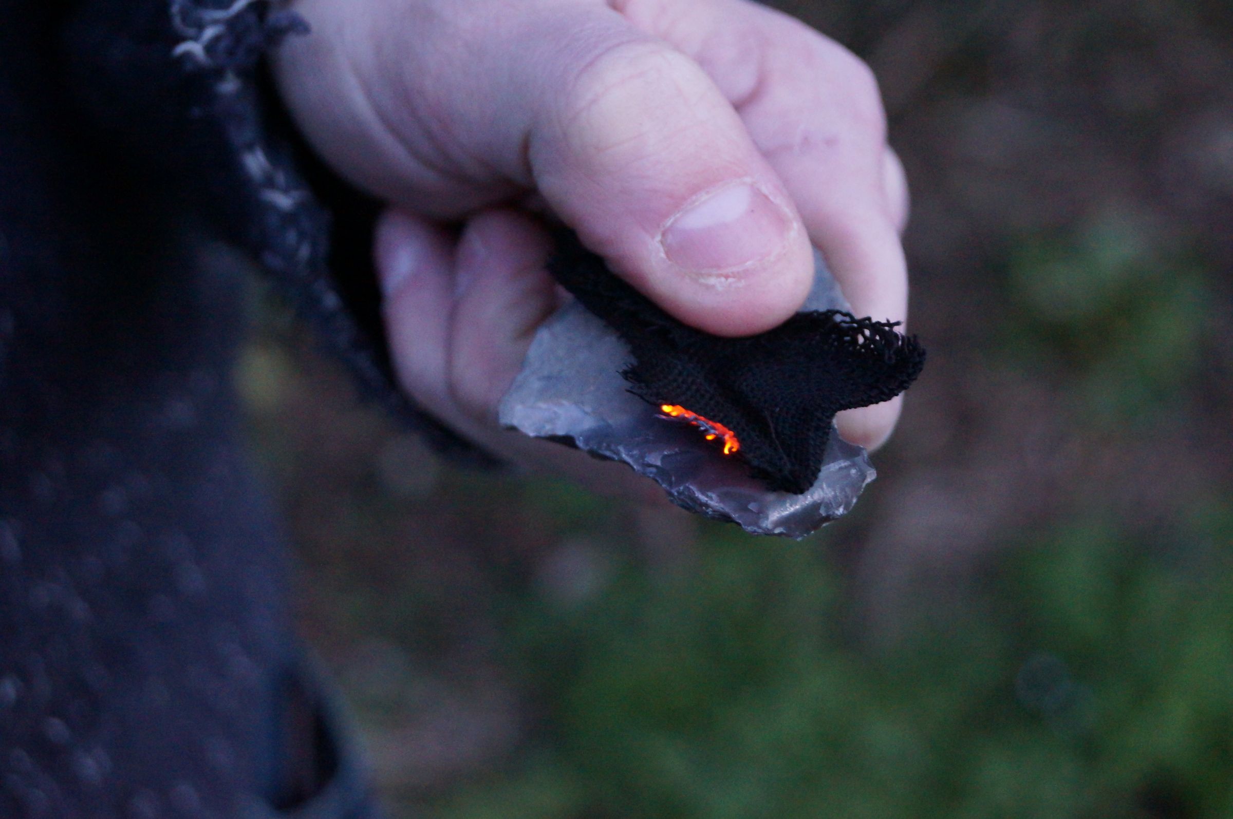 Making a Fire Using the Flint and Steel Method (Hands on Bushcraft) : 5 ...