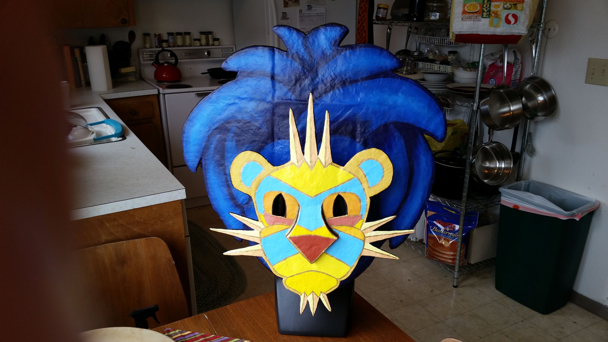 The Lion Thing (paper Mache Mask) : 6 Steps (with Pictures) - Instructables
