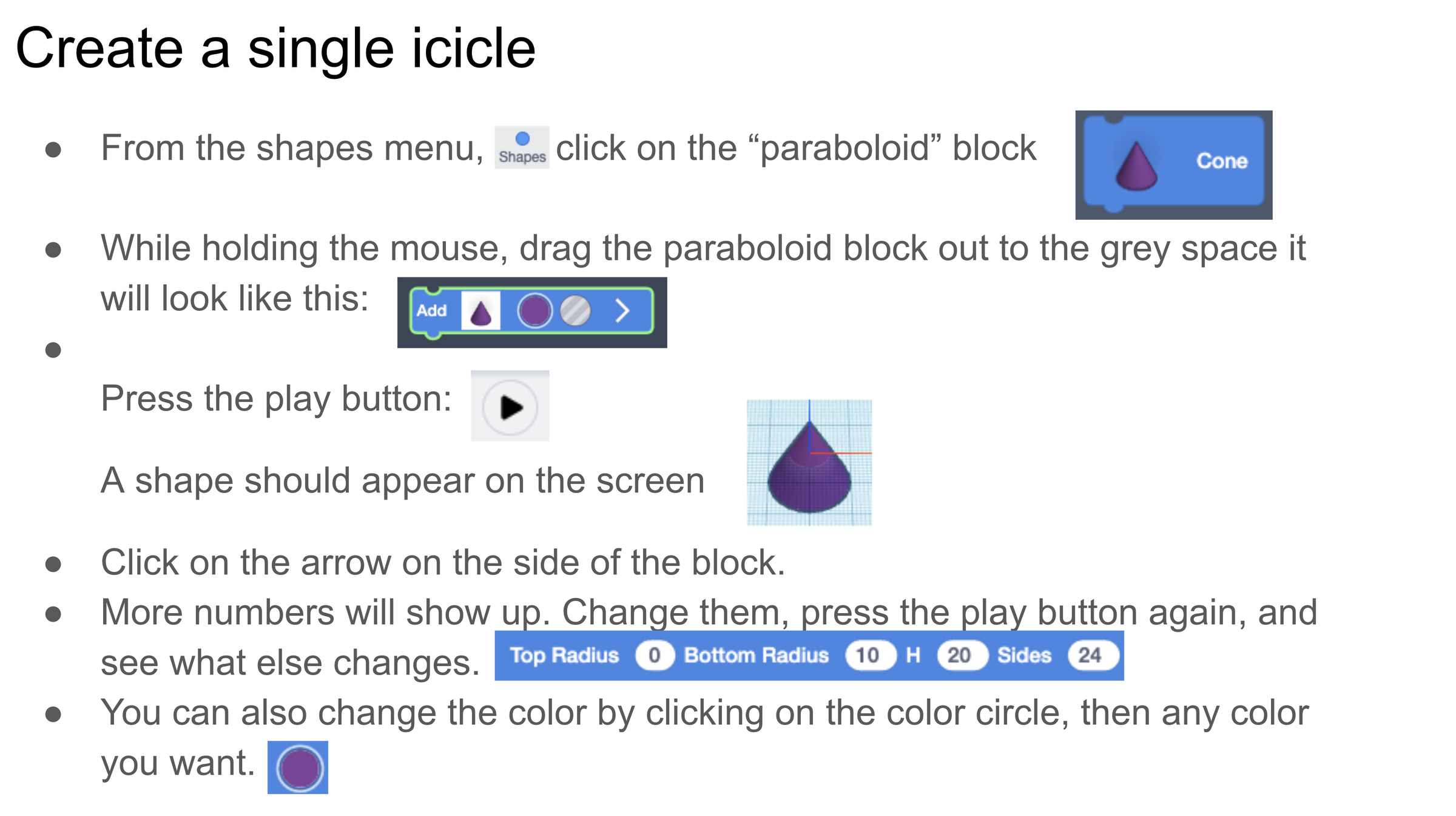 Designing Icicles With Codeblocks in Tinkercad : 18 Steps (with Pictures) - Instructables