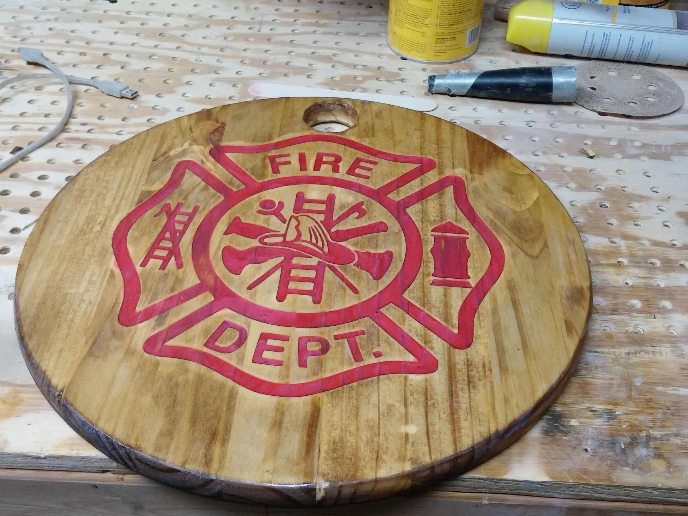 Firefighter Table and Lamp : 9 Steps (with Pictures) - Instructables
