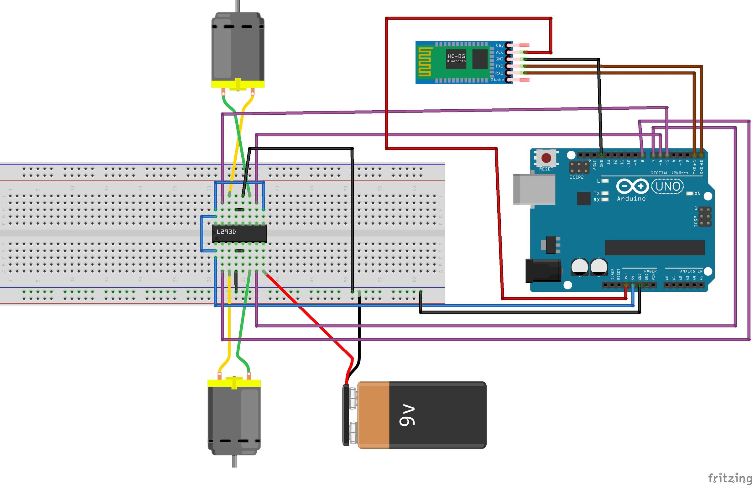 Bluetooth Controlled Robot Using Android Mobile : 9 Steps (with ...