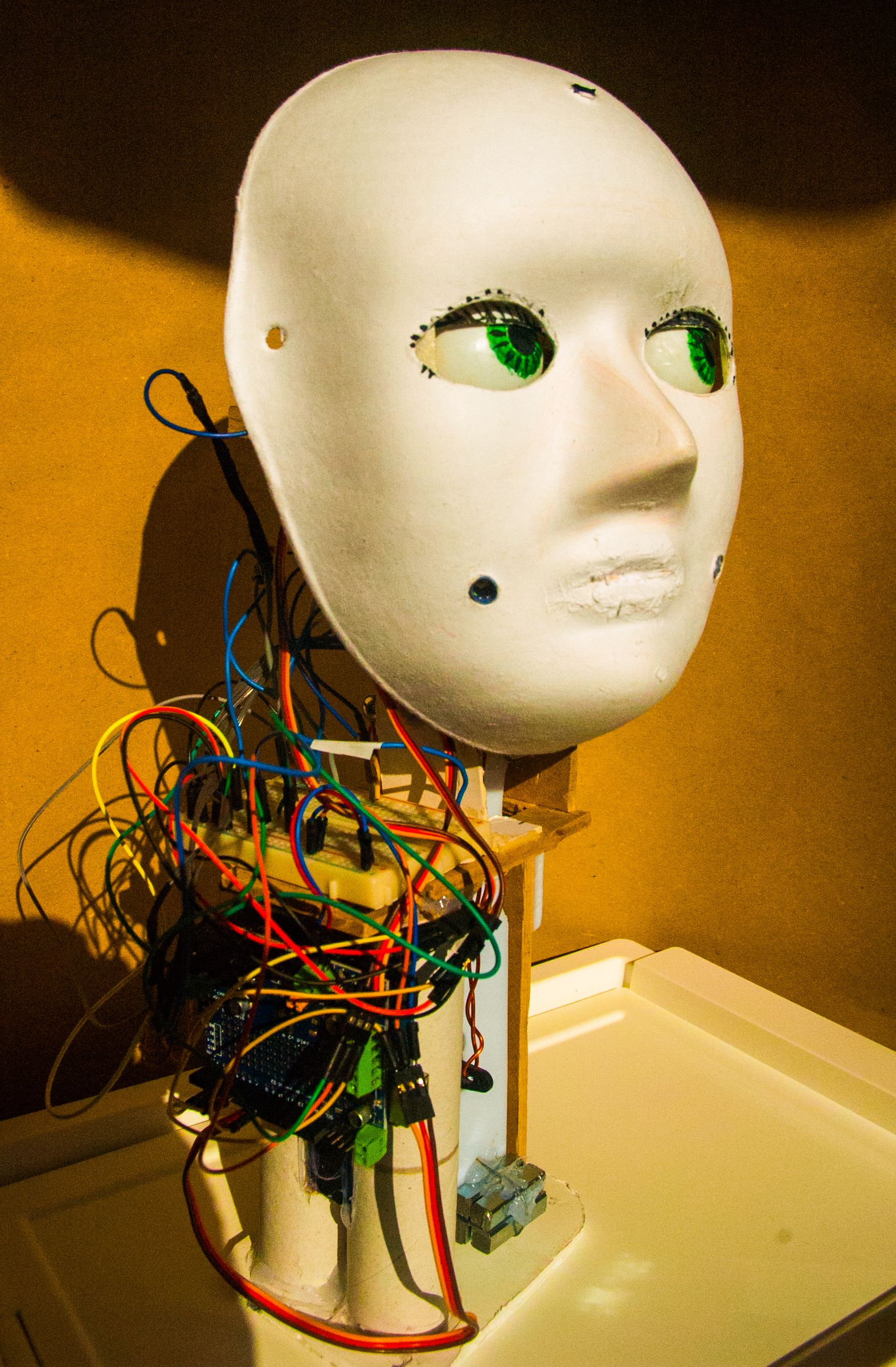 Robotic Head Directed to Light. From Recycled and Reused Materials : 11 ...