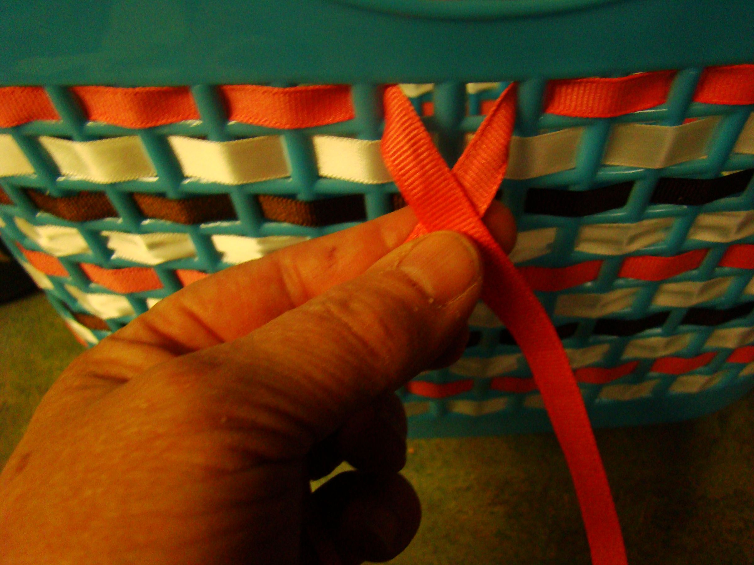 A Wonderful Ribbon and Plastic Basket : 17 Steps - Instructables