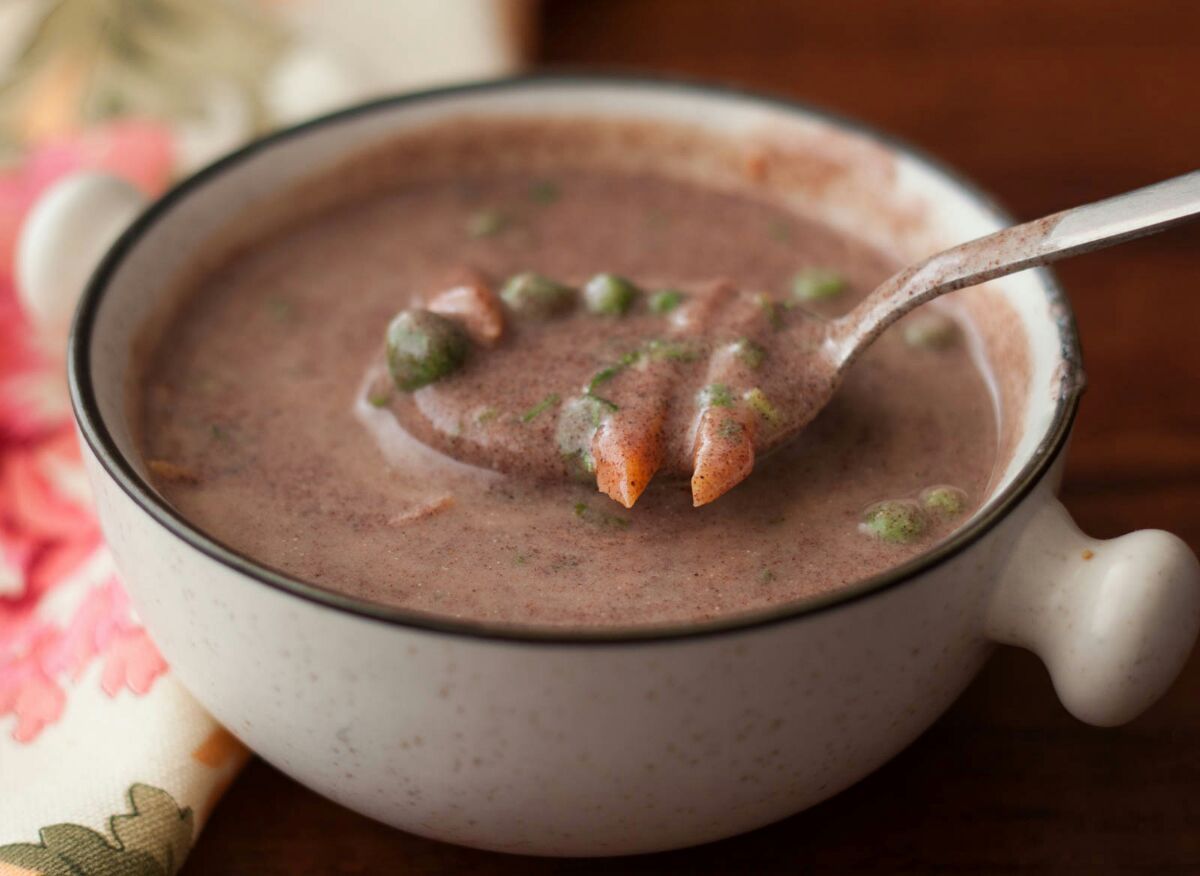 Zan (Finger Millet Porridge With Vegetables) : 6 Steps (with Pictures ...