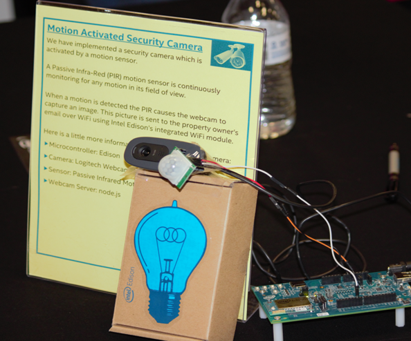 Motion Activated Security Camera Using Intel Edison : 8 Steps ...