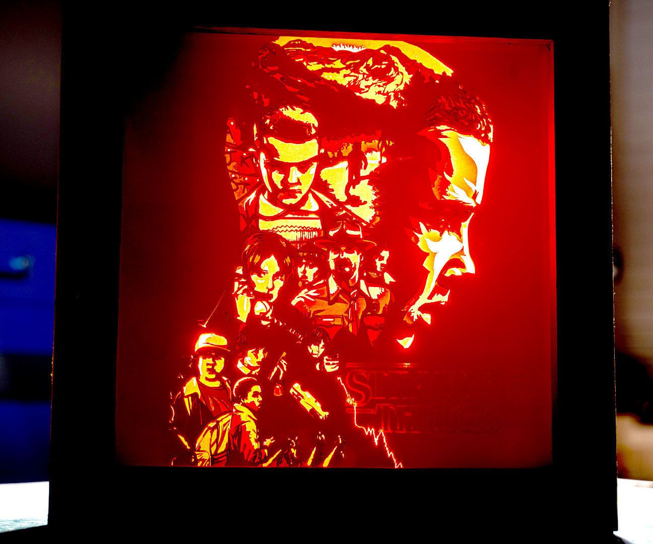 Laser Cut Stranger Things Lightbox : 19 Steps (with Pictures ...