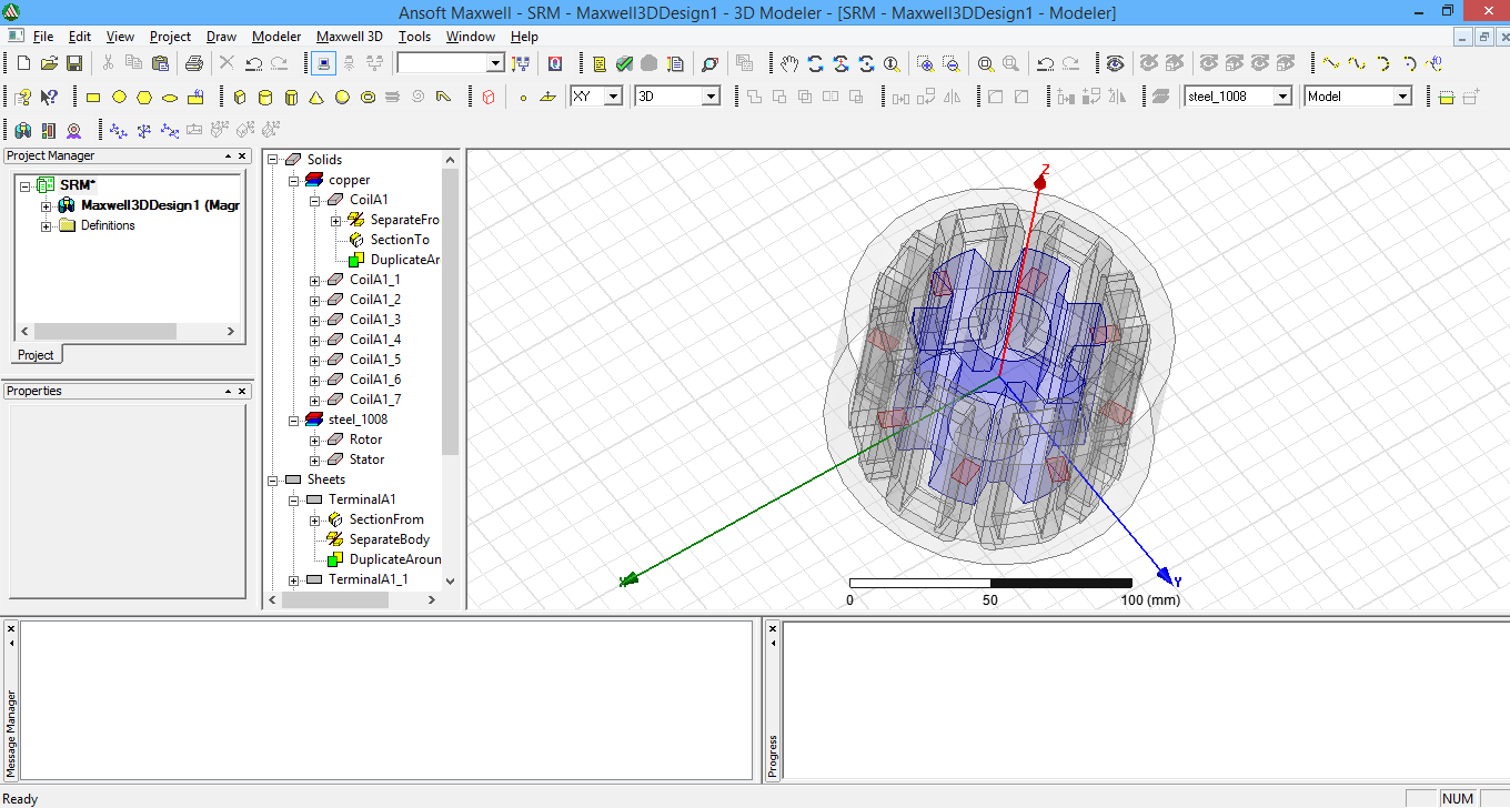 Switched Reluctance Motor Design Using Ansys Maxwell : 6 Steps - Instructables