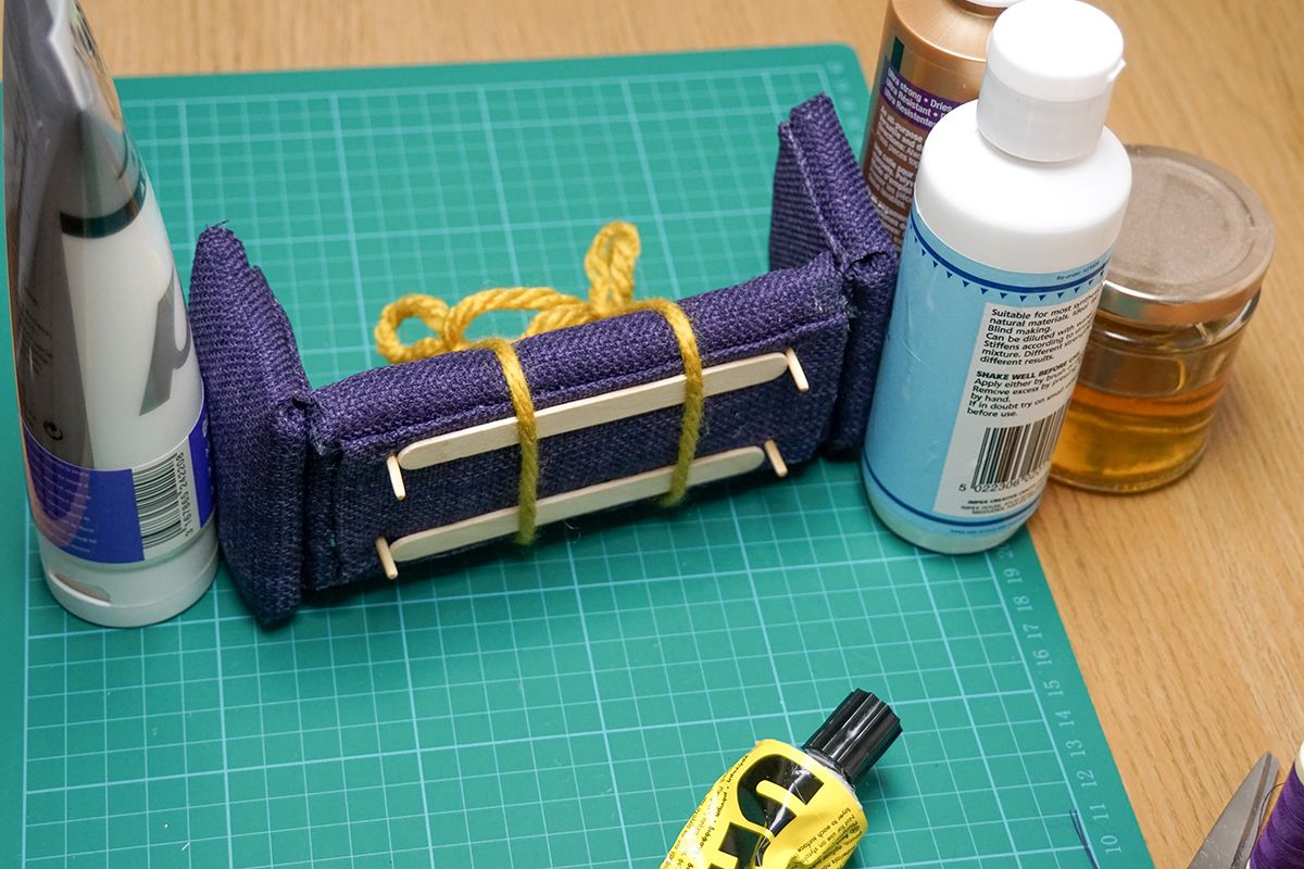 DIY Miniature Sofa! | How to Make Your Own Tiny Comfy Couch : 15 Steps ...