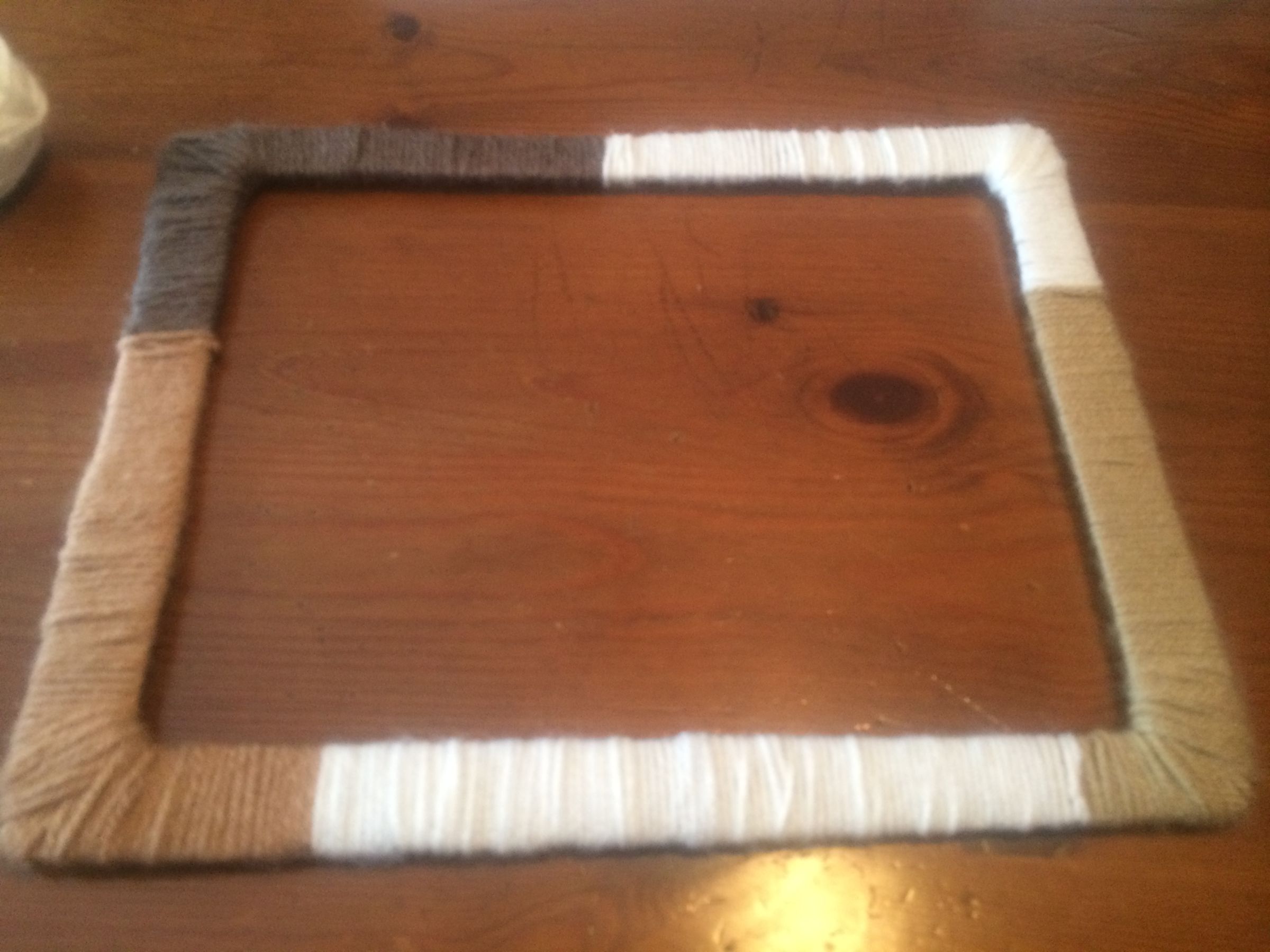 Cheap and Easy Yarn Picture Frame : 6 Steps - Instructables