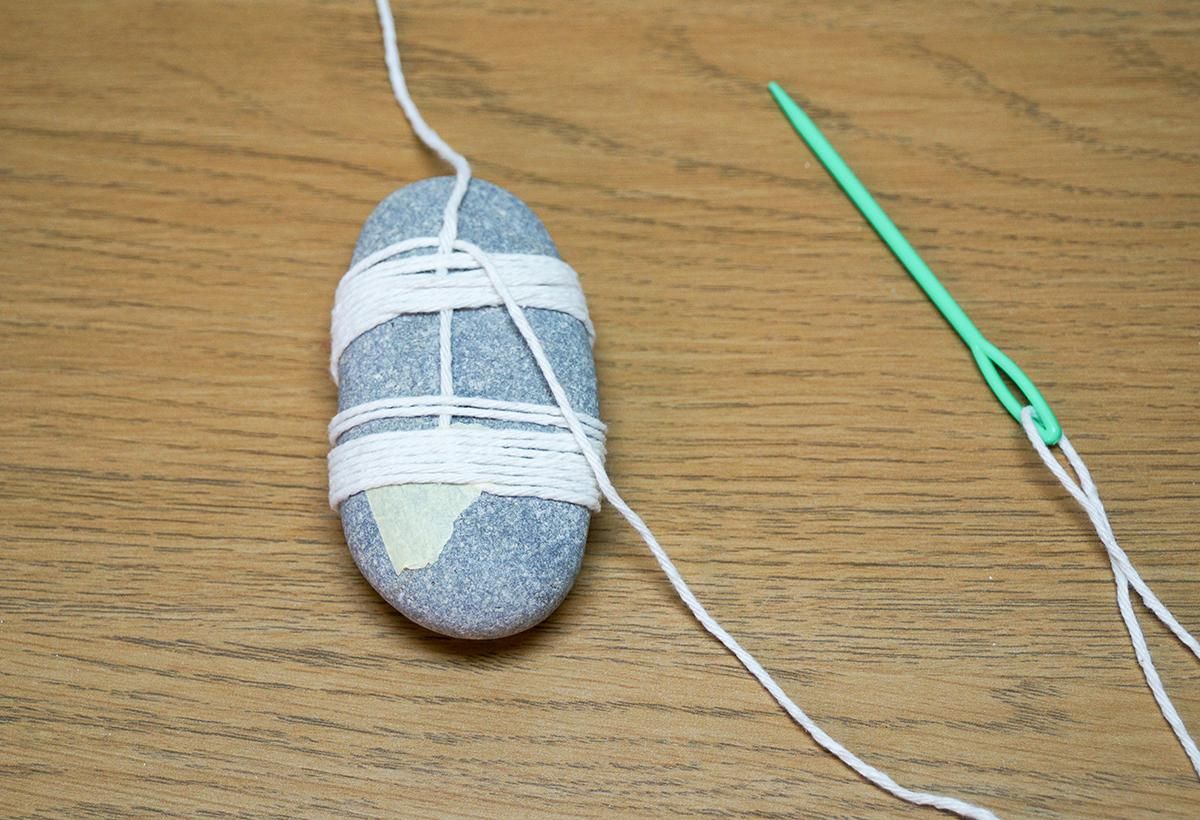 DIY Decorative Wrapped Stones | Japanese-Inspired Crafts : 15 Steps ...