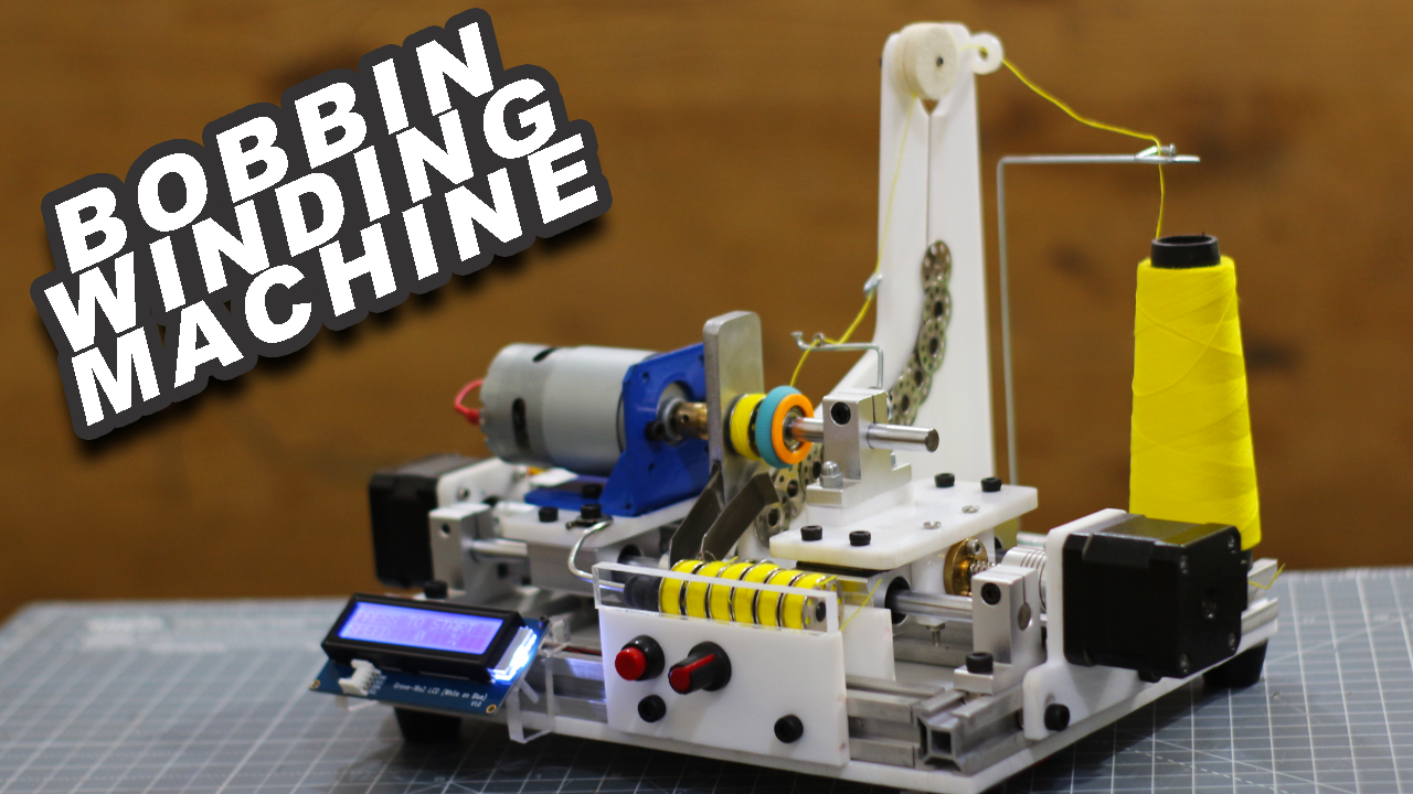 DIY Arduino Based Bobbin Winding Machine : 5 Steps - Instructables