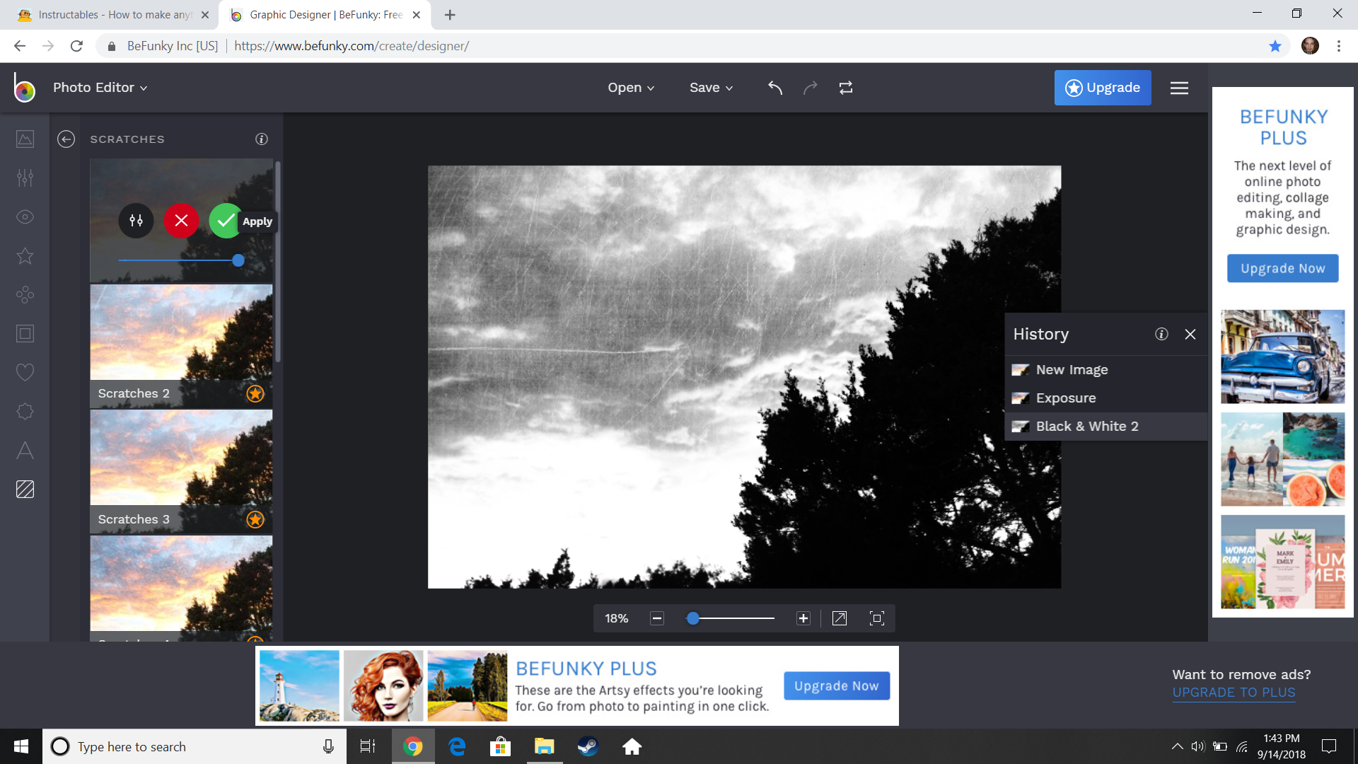 How to Make Any Photo Spooky With BeFunky Photo Editor : 3 Steps ...