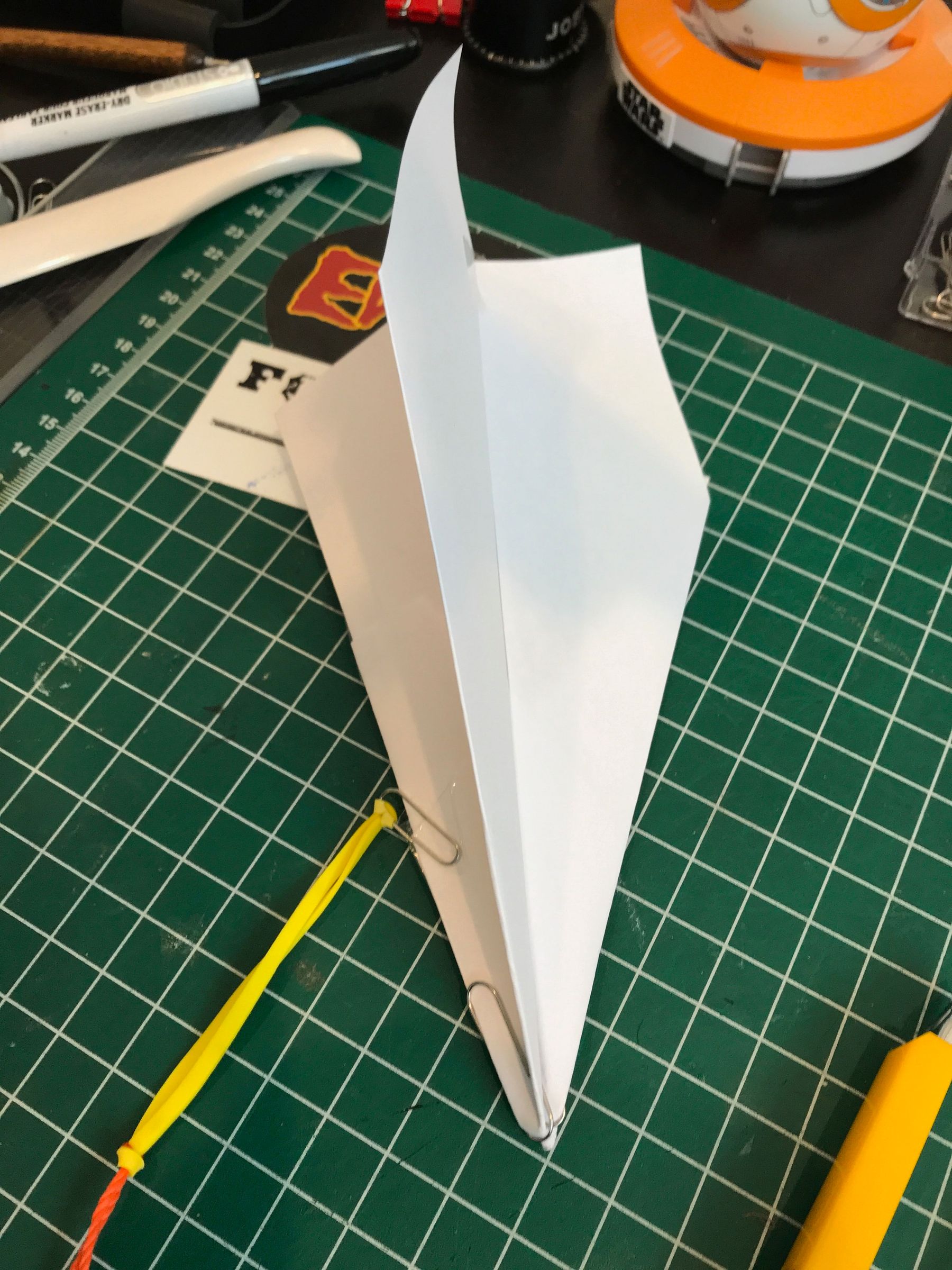 String Wing the Sling Shootable Record Breaking Paper Airplane : 3 ...