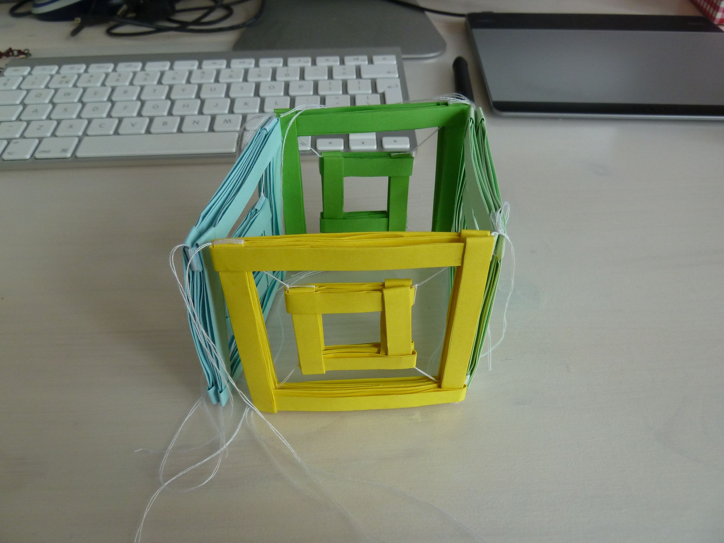 Windowed Paper Cube Lamp : 18 Steps (with Pictures) - Instructables
