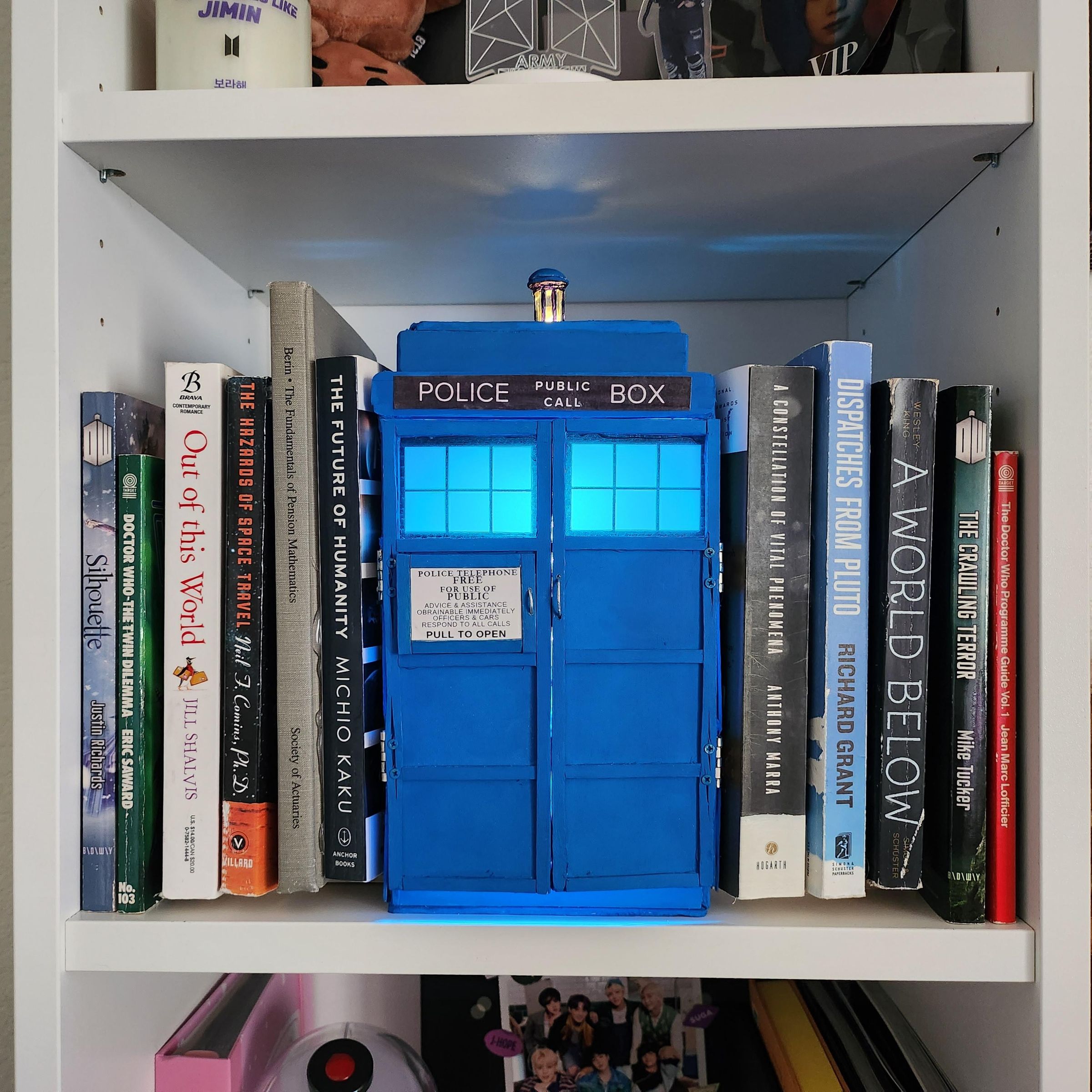 Doctor Who TARDIS Book Nook (That’s Bigger on the Inside!) : 7 Steps ...