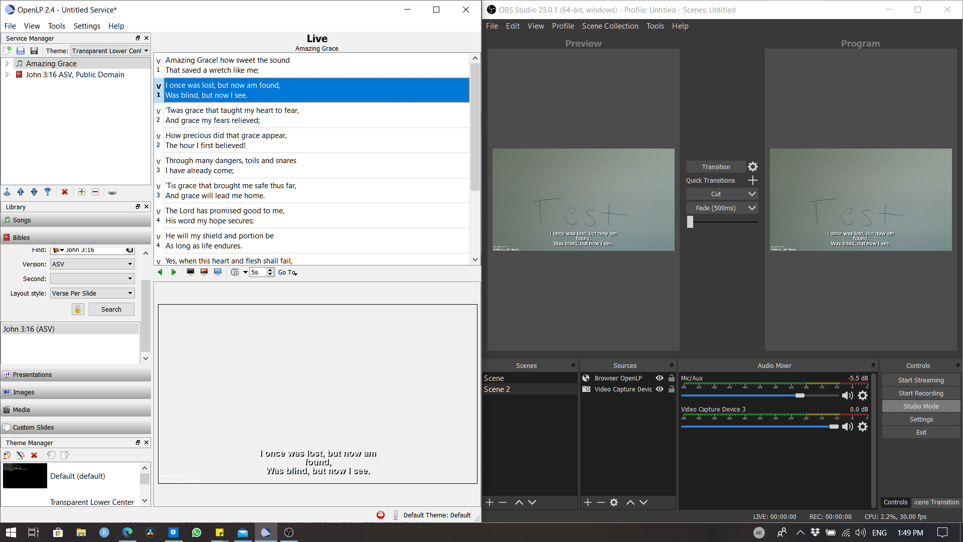 Lyrics Overlay on OBS Studio Using OpenLP : 10 Steps - Instructables