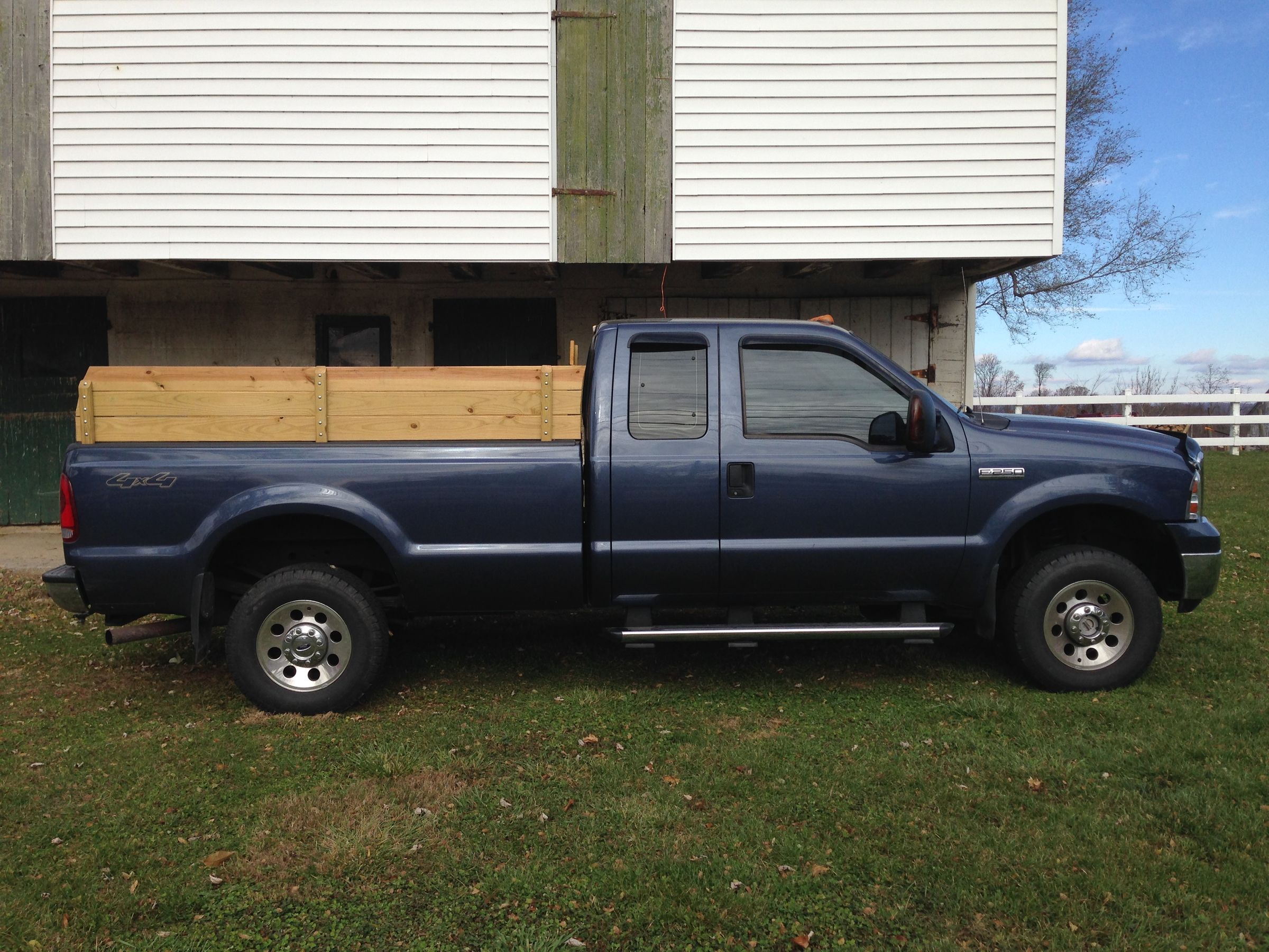 Pickup Truck Sideboards/Stake Sides - Ford Super Duty : 4 Steps (with ...