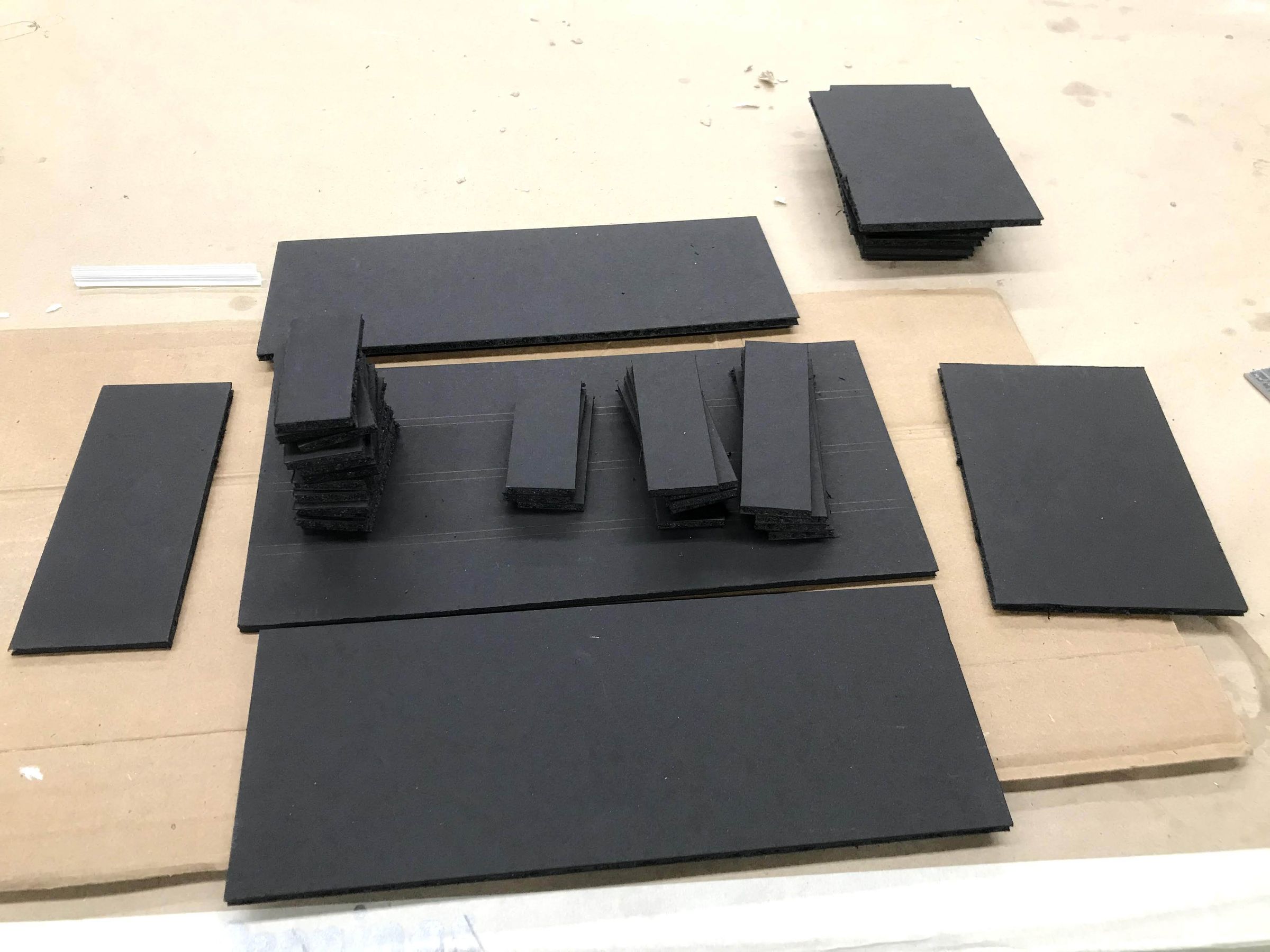 Wood and Resin Chess and Checker Board With Pieces From Scraps : 6 ...