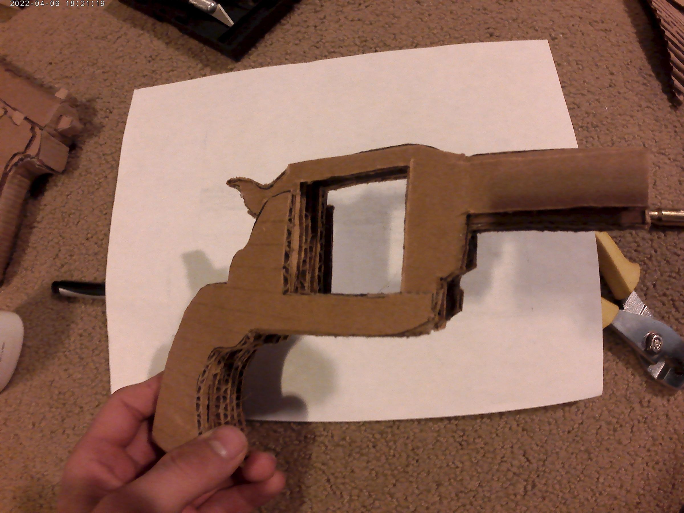Cardboard SAA Colt .45 : 5 Steps - Instructables