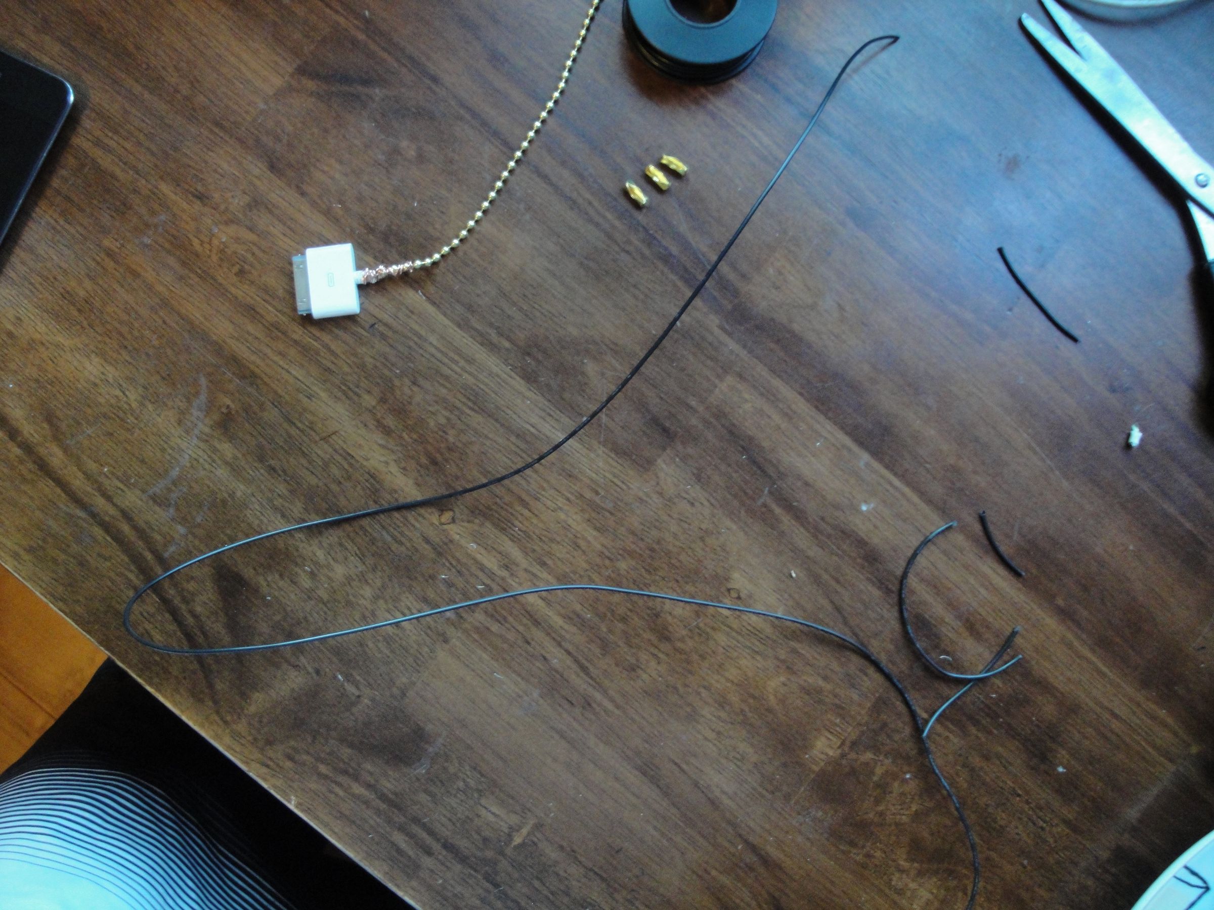 Make a Pocket Watch Chain for Your IPod : 7 Steps - Instructables