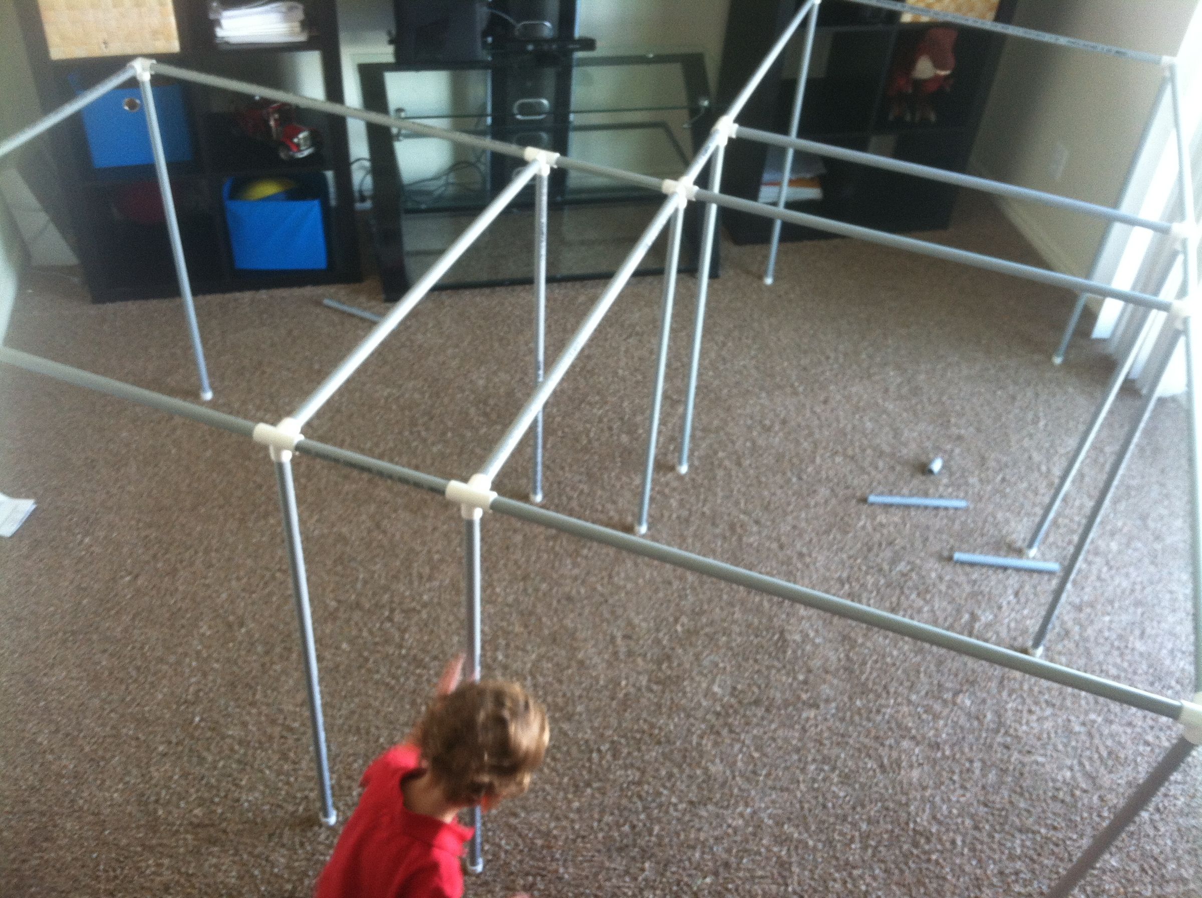 Easy Rebuildable PVC Fort : 3 Steps - Instructables