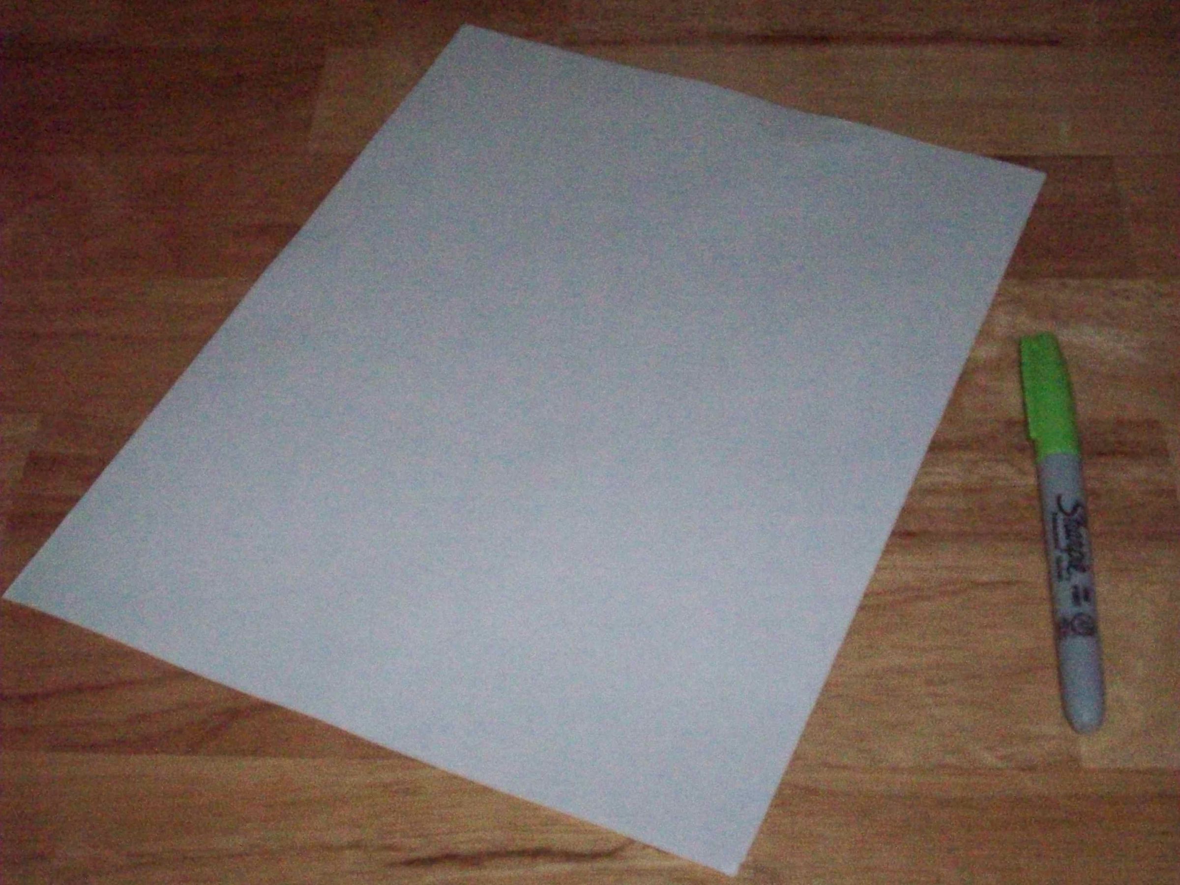 Awesome Paper Desktop Nameplate : 10 Steps - Instructables