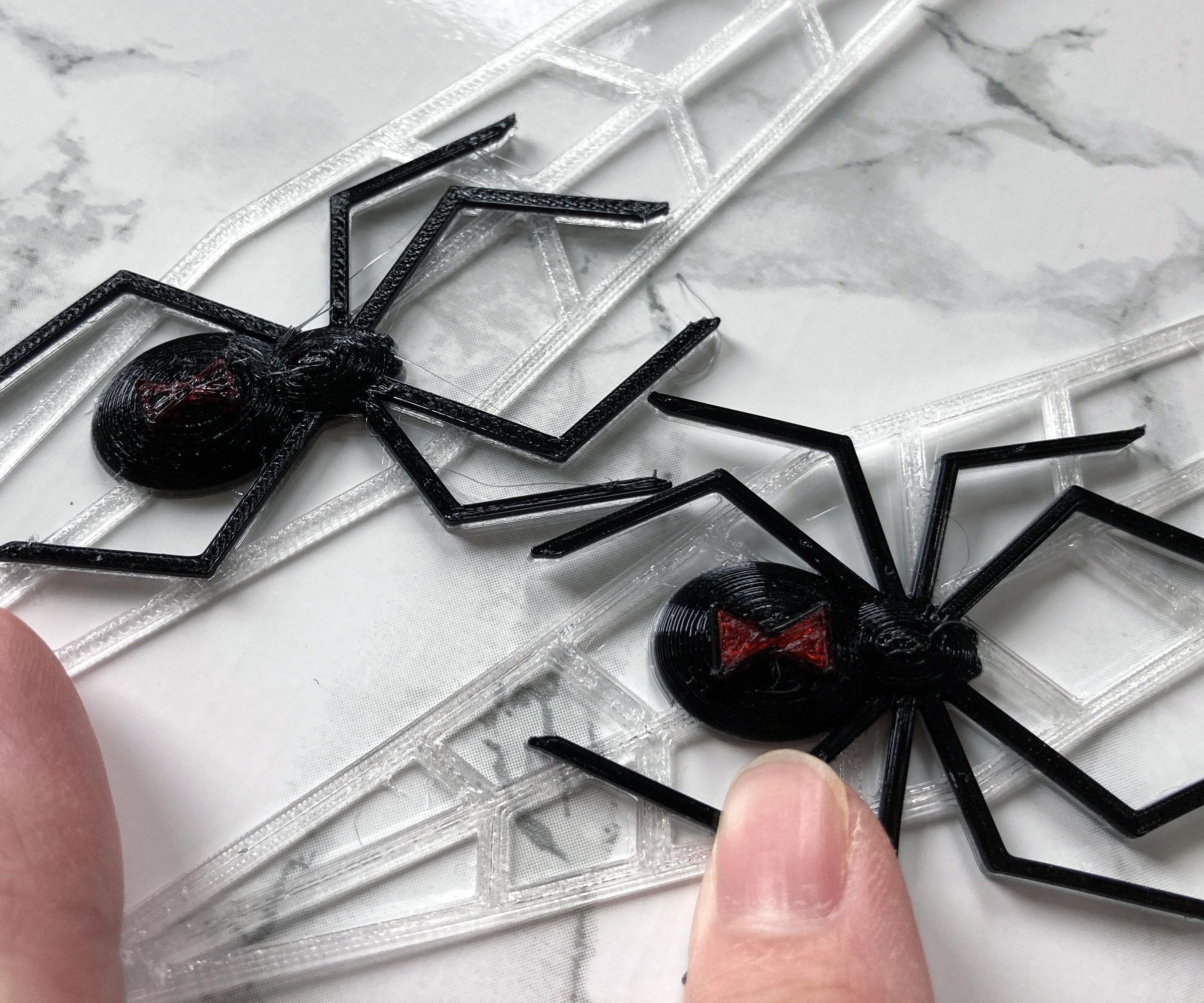 Flexible 3D Print Headband - Halloween Spider and Bloody Drips : 4 ...