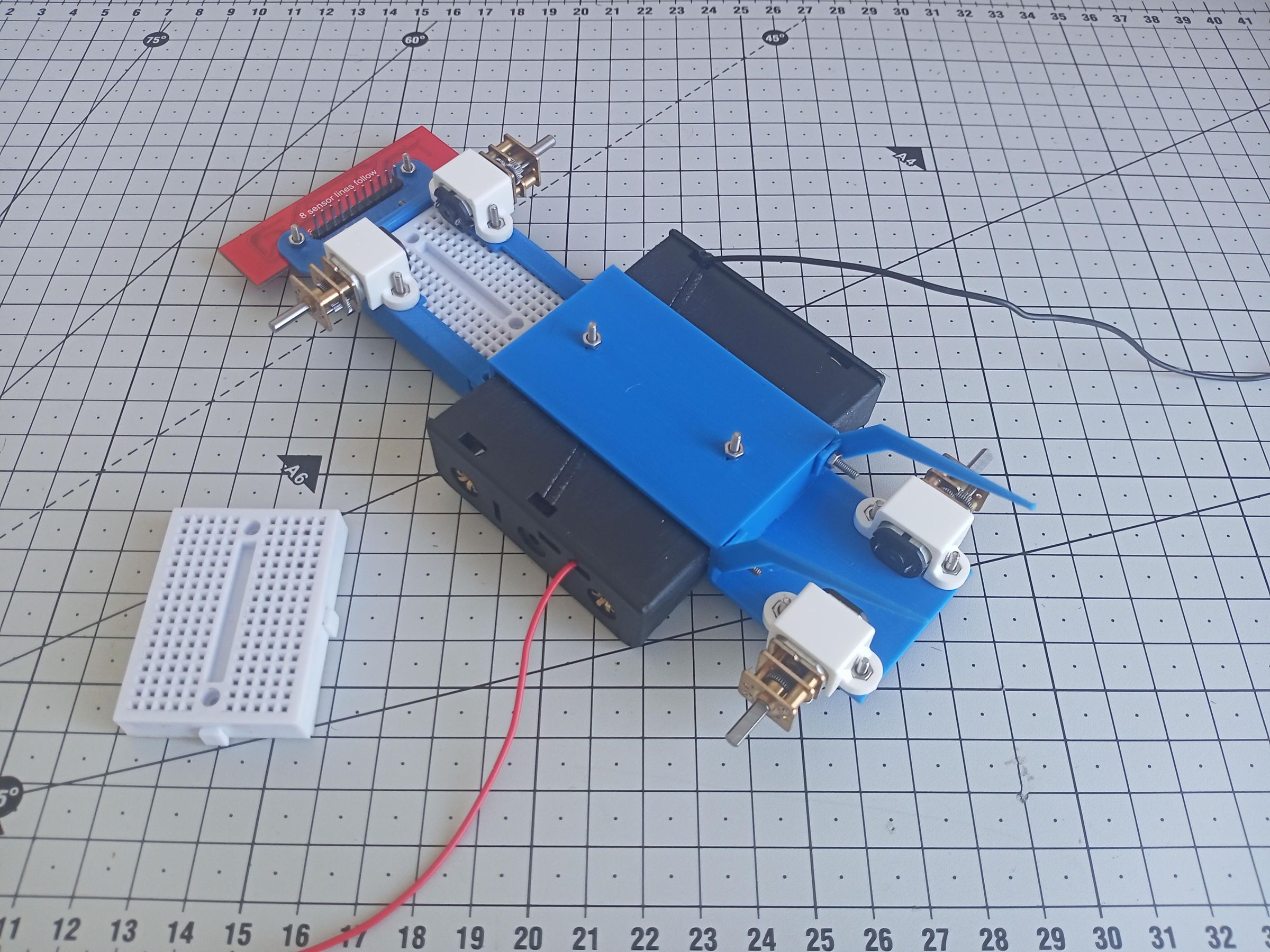 4 Wheel Drive Line Follower Robot : 37 Steps (with Pictures ...