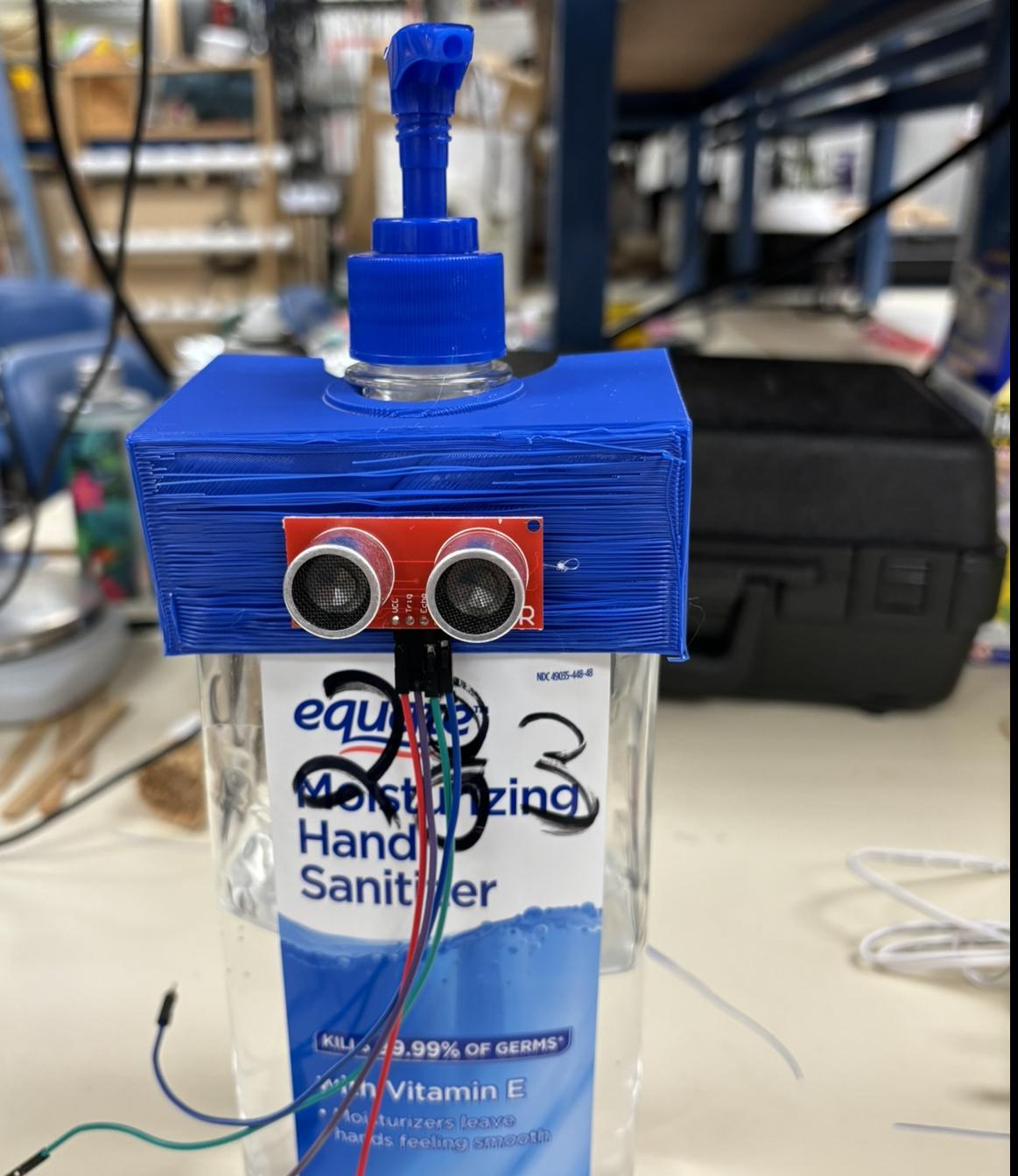 Motion Sensor Automatic Sanitizer Dispenser Instructables