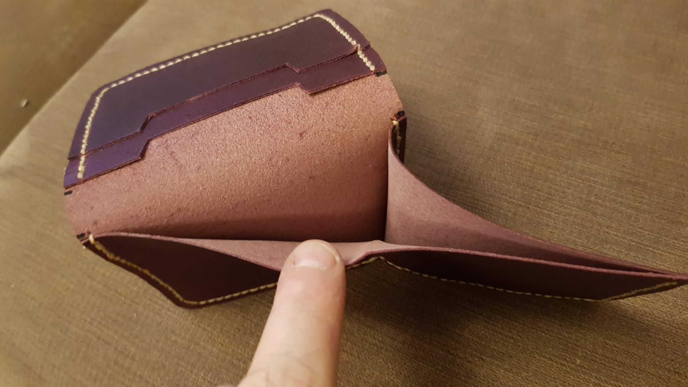 Funky Leather Wallet (includes Pattern) : 6 Steps (with Pictures ...