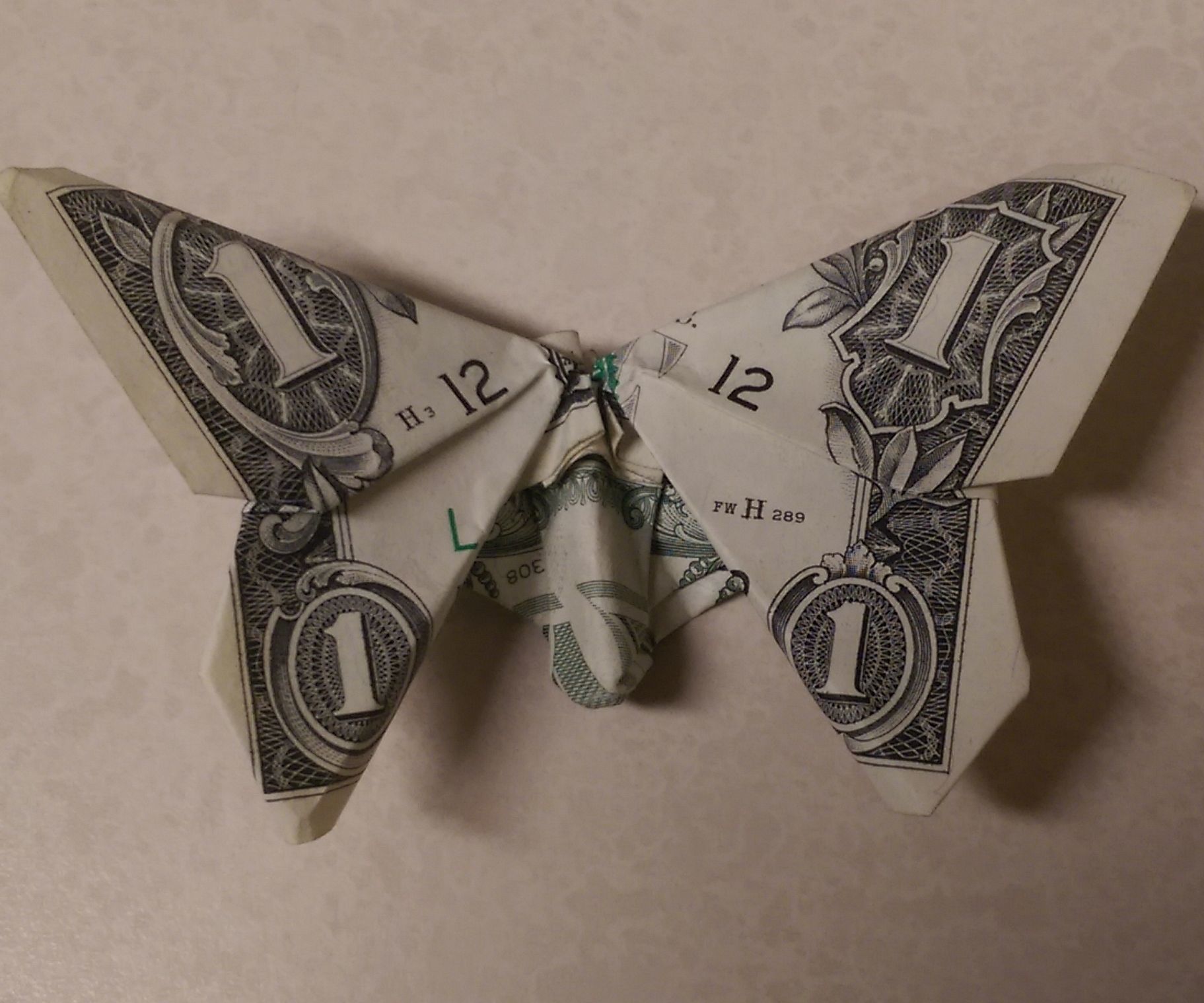 Money Origami Butterfly : 14 Steps (with Pictures) - Instructables