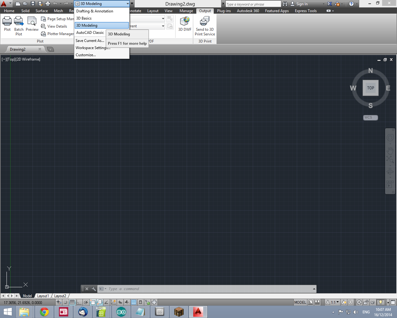 Modeling a 3D Object in AutoCAD 2014 : 10 Steps (with Pictures ...