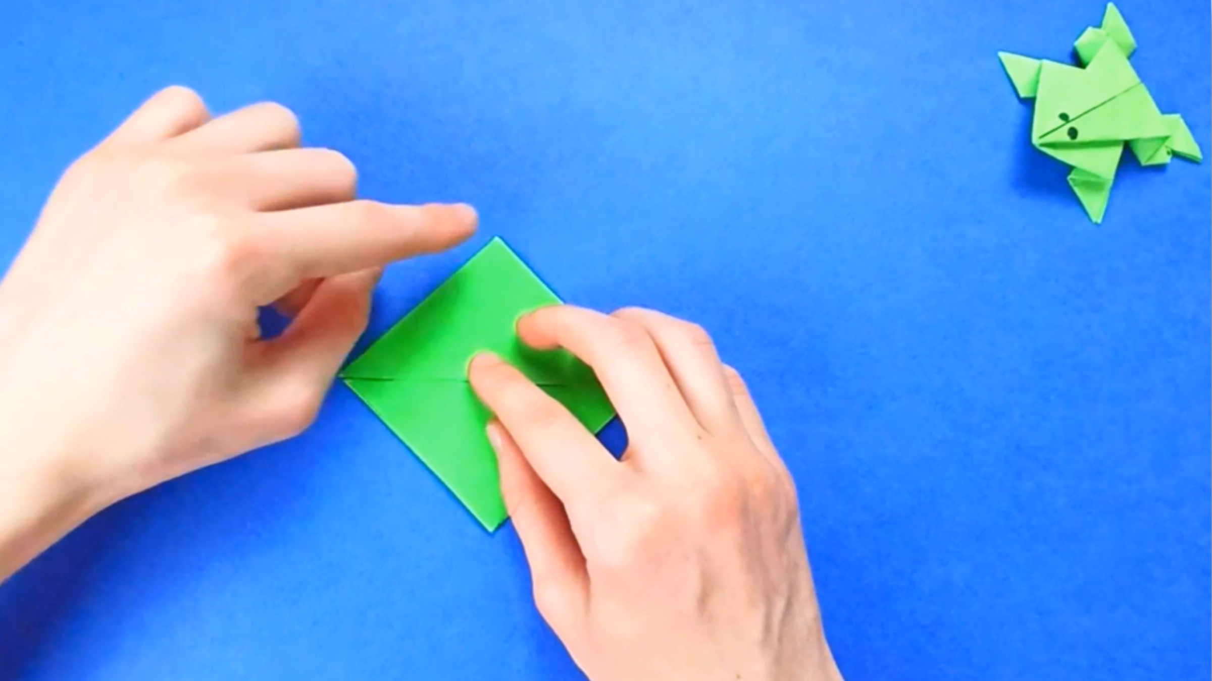 How to Make a Jumping Paper Frog? : 36 Steps (with Pictures ...