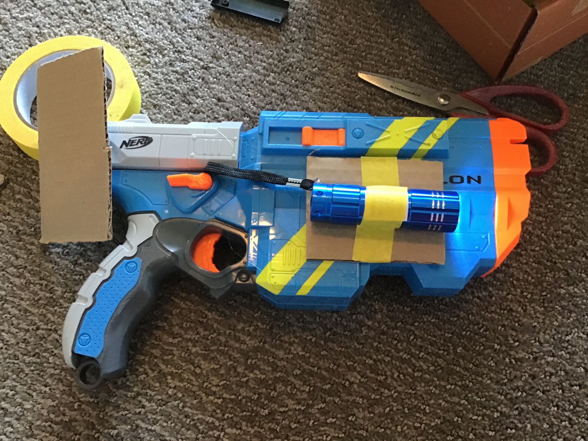 Nerf Flash Light Attachment : 5 Steps - Instructables