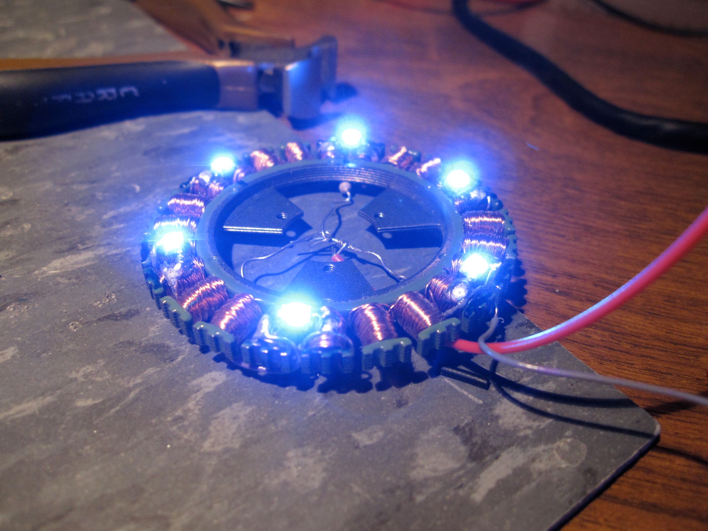 Stepper Motor Arc Reactor : 5 Steps (with Pictures) - Instructables