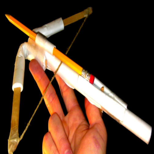 How to Make a Paper Crossbow [HD Video Tutorial] (with Pictures ...