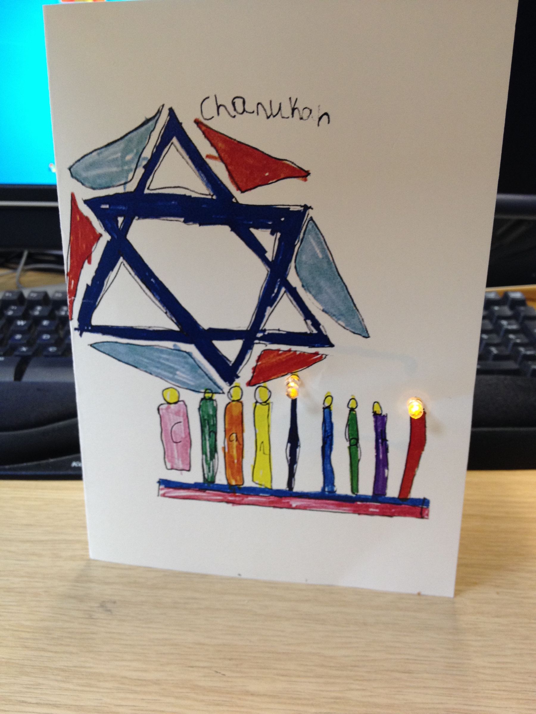 Festive Electronic Greeting Cards Using Conductive Paint : 3 Steps ...