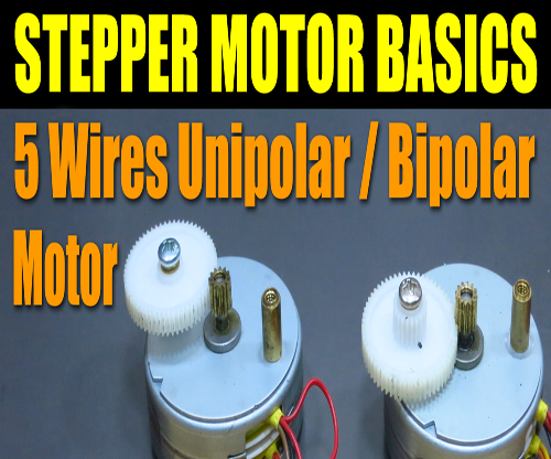 Stepper Motor Basics - 5 Wires Unipolar / Bipolar Motor - Instructables Stepper Motor Basics - 5 Wires Unipolar / Bipolar Motor - Instructables