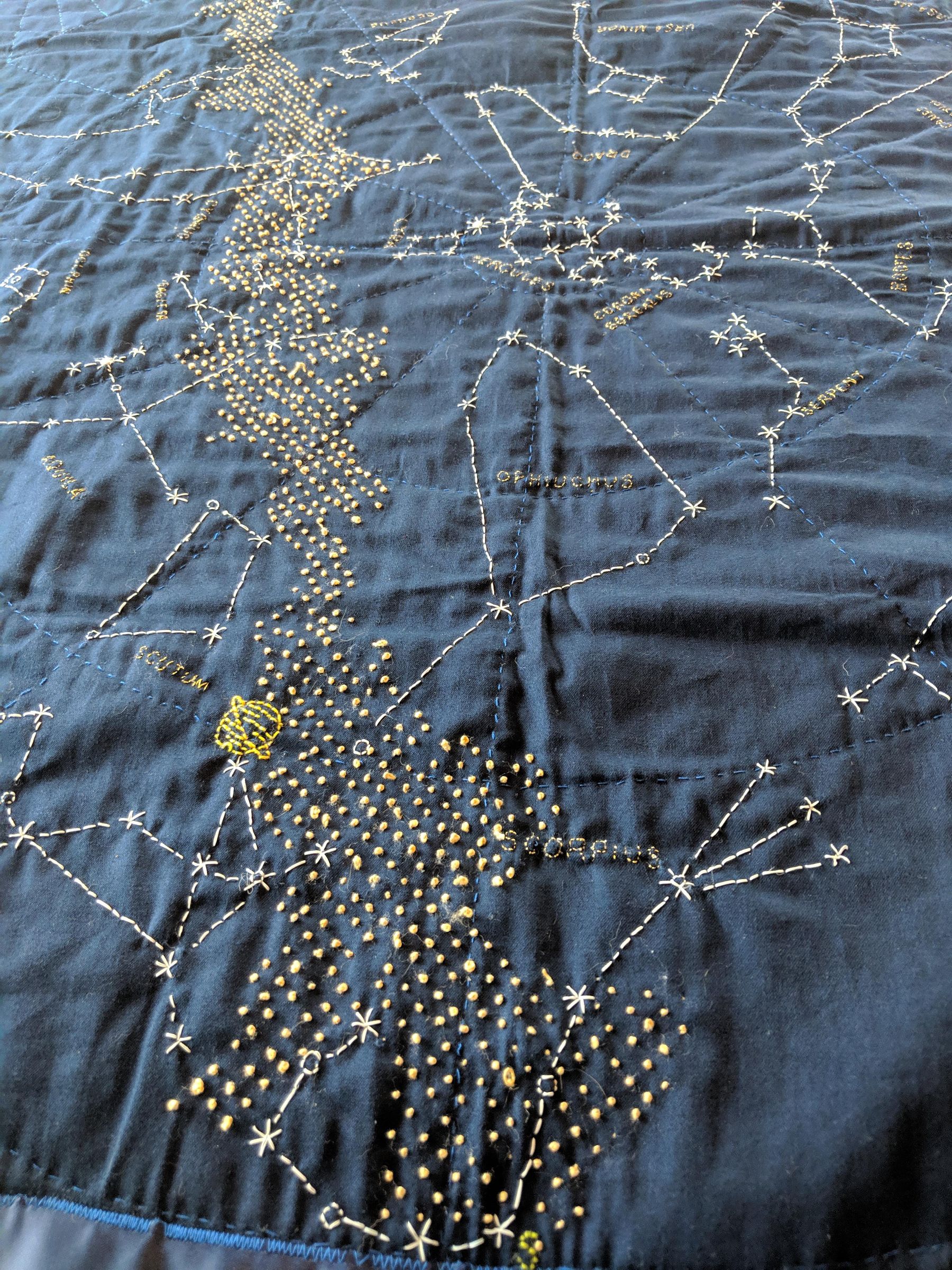 Birthday Glow-in-the-Dark Constellation Quilt : 7 Steps (with Pictures ...