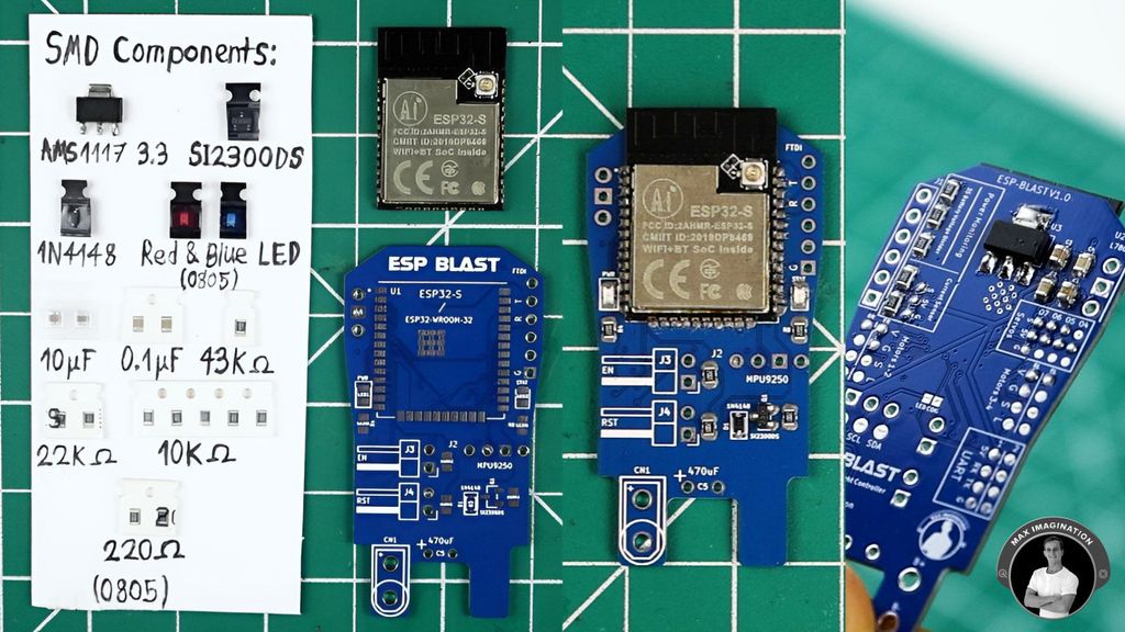 Build the Smallest ESP32 Brushless Rocket Drone | ESP-BLAST : 19 Steps ...