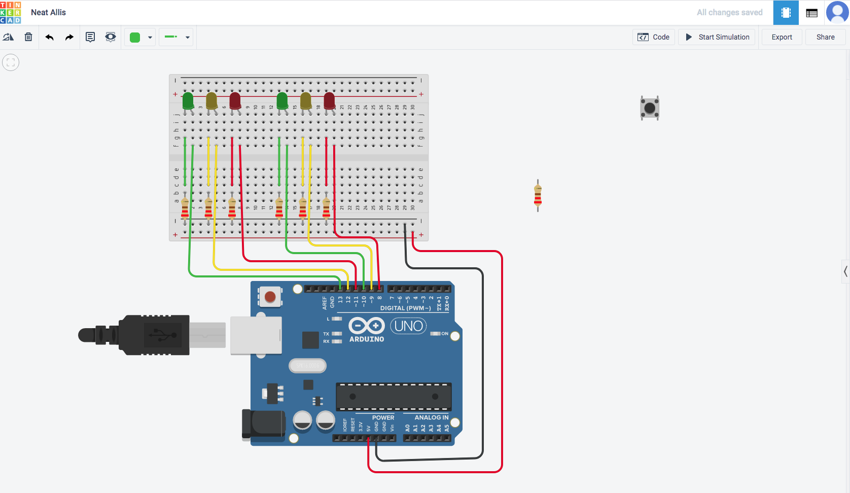 Basic Arduino Traffic Light Utilizing Interrupts : 6 Steps - Instructables