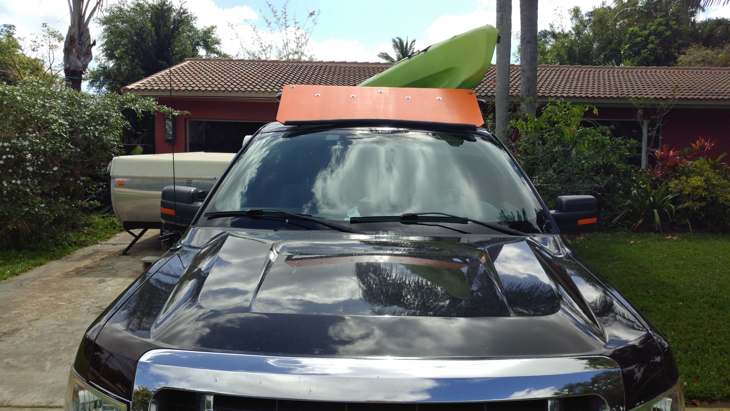 Truck Rack Roof Spoiler Air Dam Diffuser. - Instructables