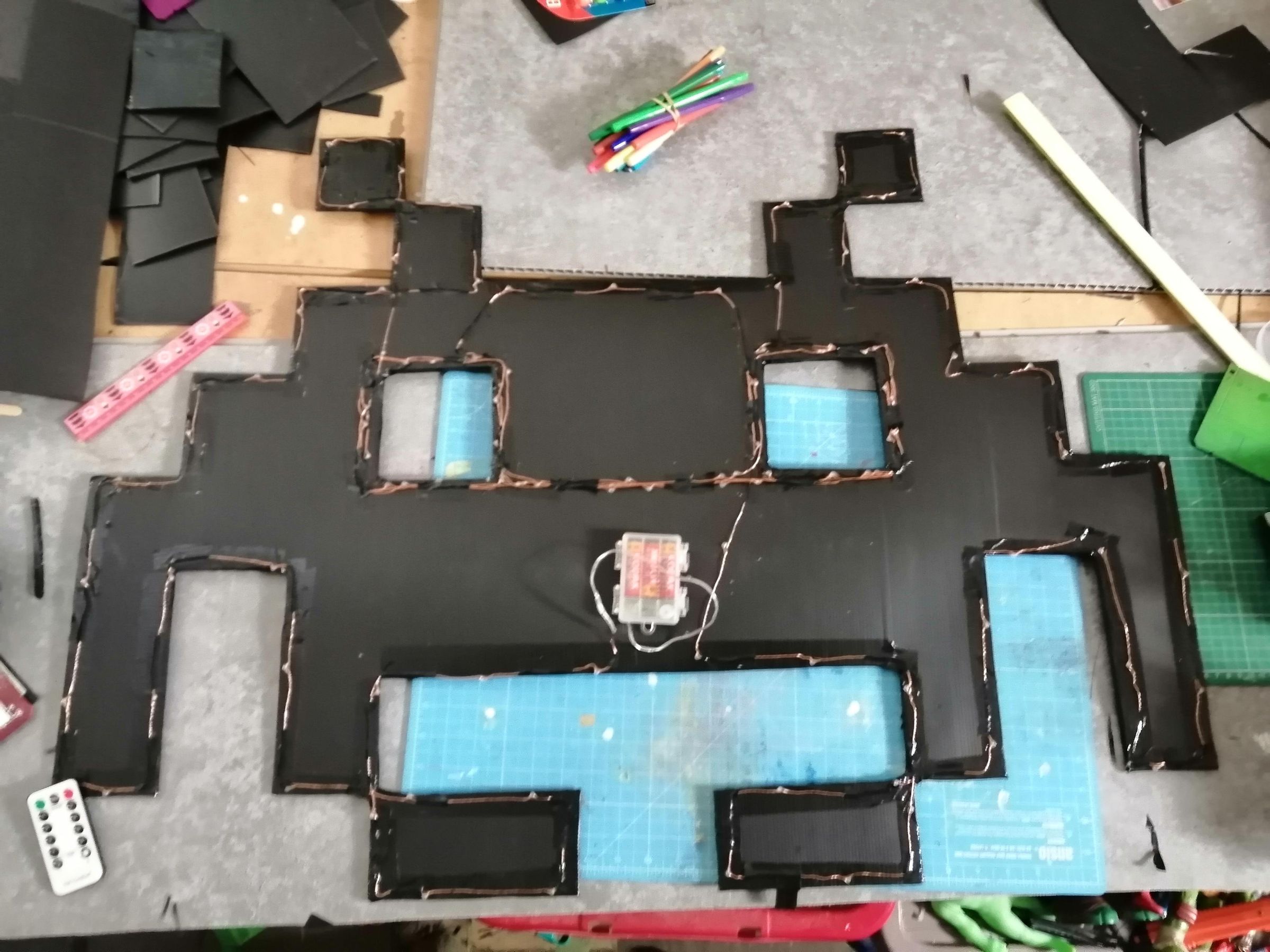 Floppy Disc Space Invader Wall Deco : 5 Steps (with Pictures ...