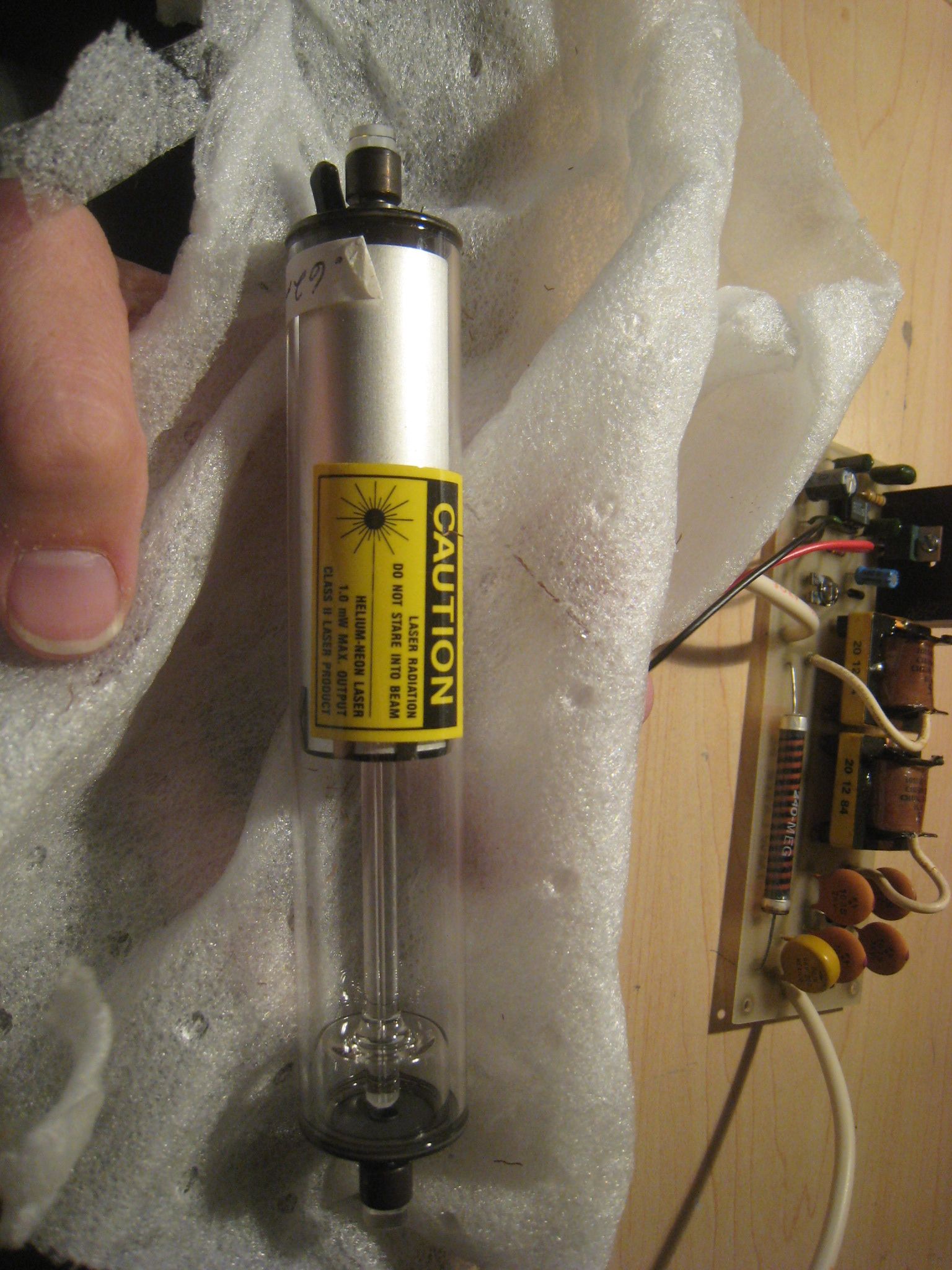 Childhood Laser: Building a HeNe Laser Kit : 11 Steps (with Pictures ...