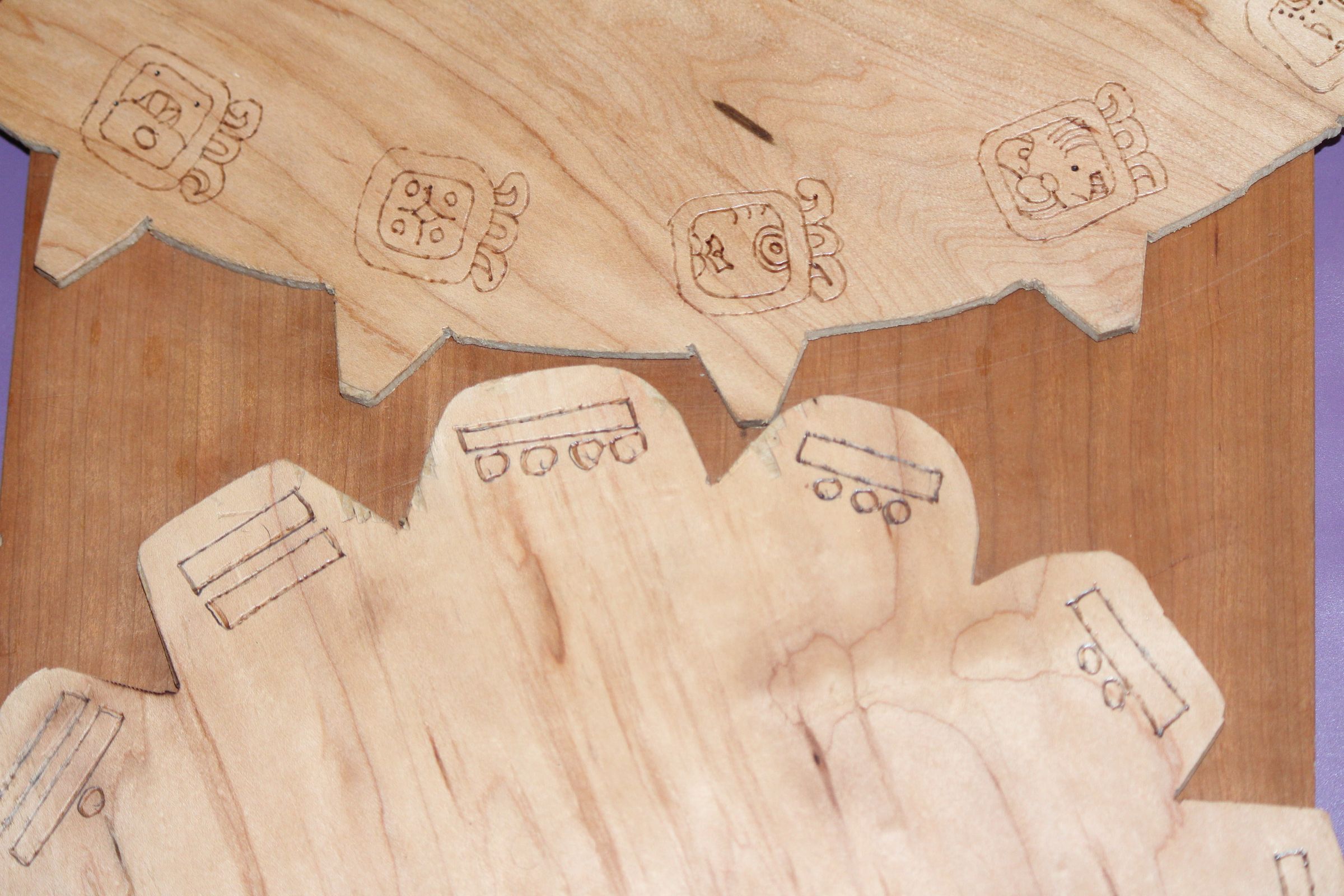 Working Wooden "Mayan Sacred Round" Calendar : 4 Steps - Instructables