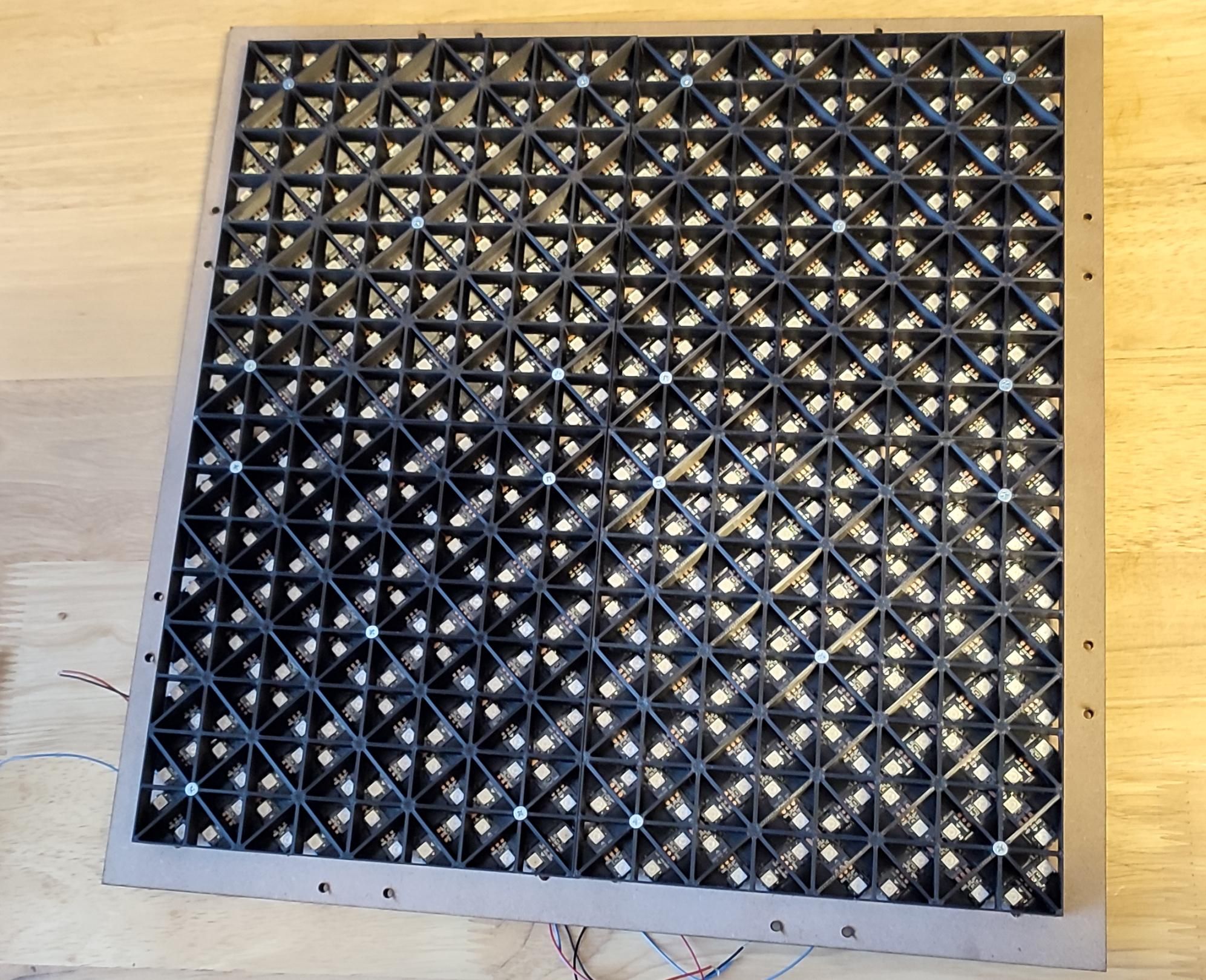 Tetrakis Square Tiling With WS2812 LEDs : 5 Steps (with Pictures ...