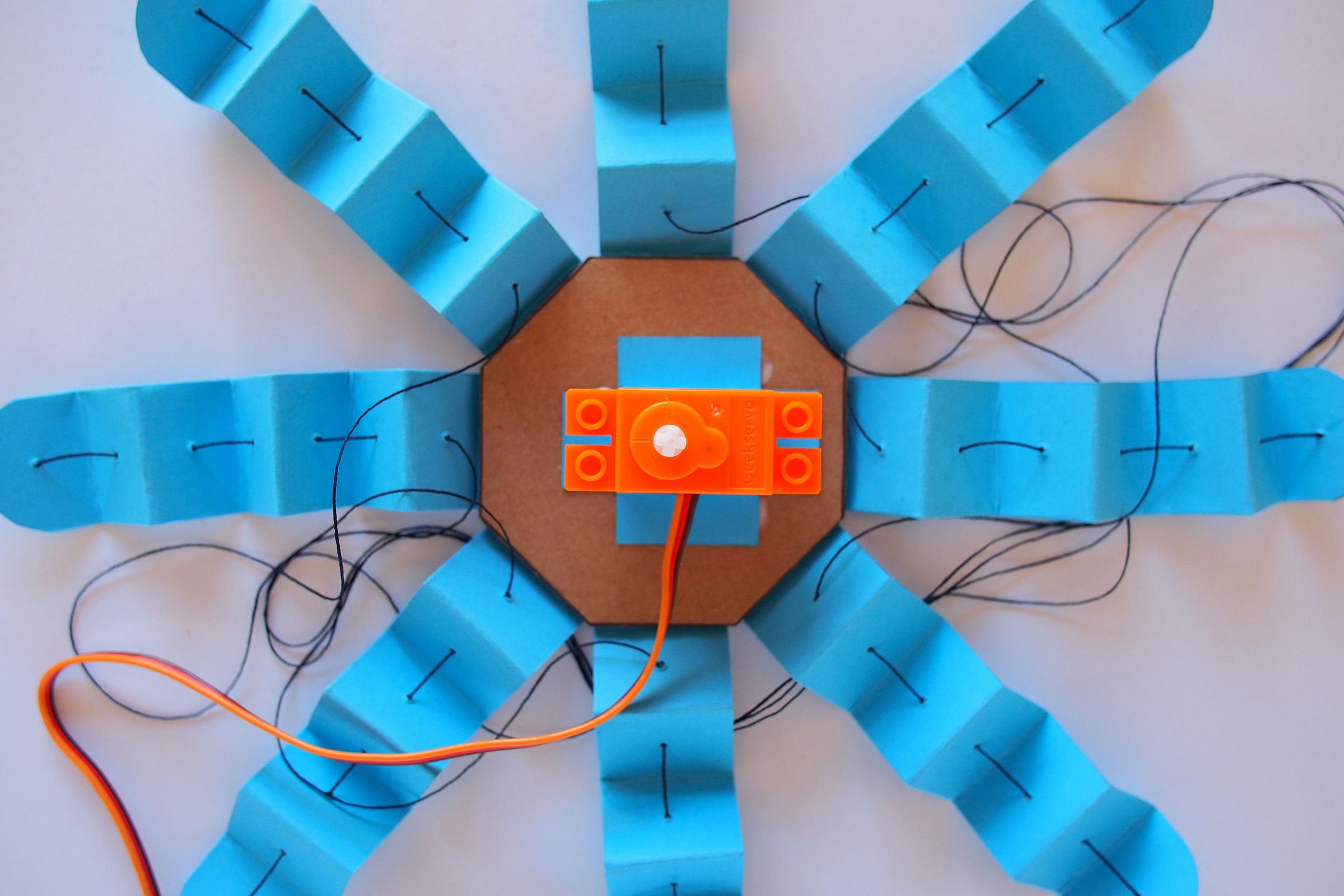 Robotic Paper Octopus (with Micro:bit) : 24 Steps (with Pictures ...