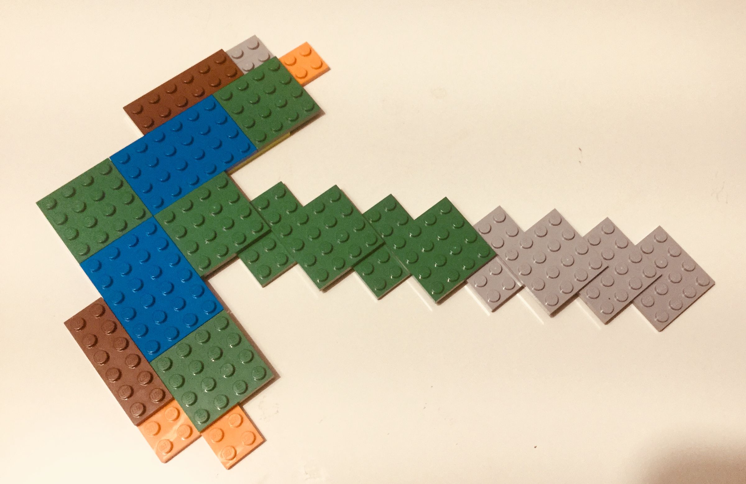 Lego Minecraft Diamond Pickaxe : 5 Steps - Instructables