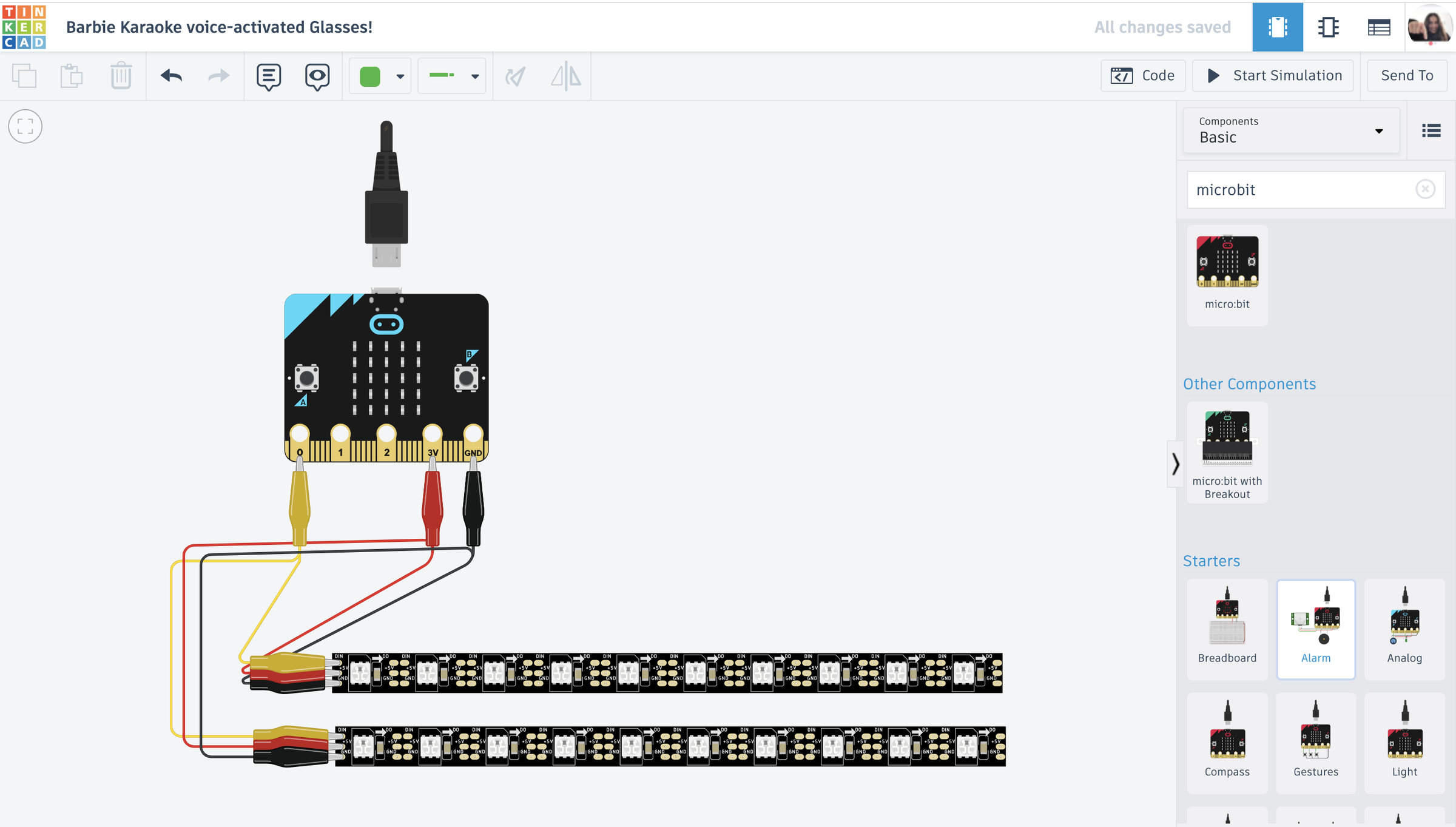 Barbie's Karaoke Voice-Activated Glasses With Voice-Responsive Light ...