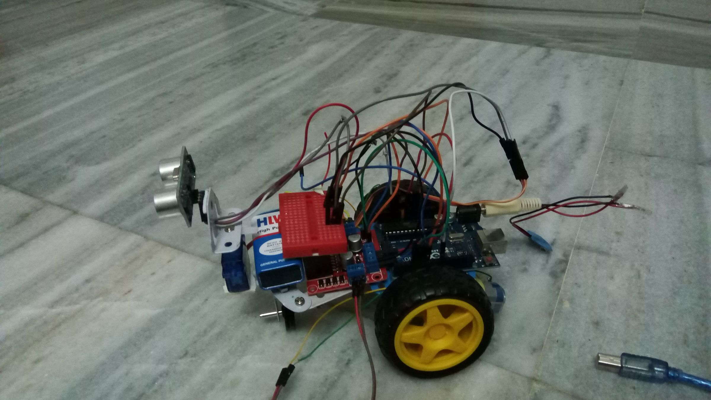 Obstacle Avoiding Robot (Arduino) : 8 Steps (with Pictures) - Instructables